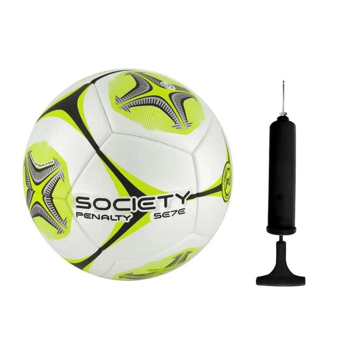 Bola Society Penalty Se7e Pró KO X + Bomba de Ar em Promoção | Centauro