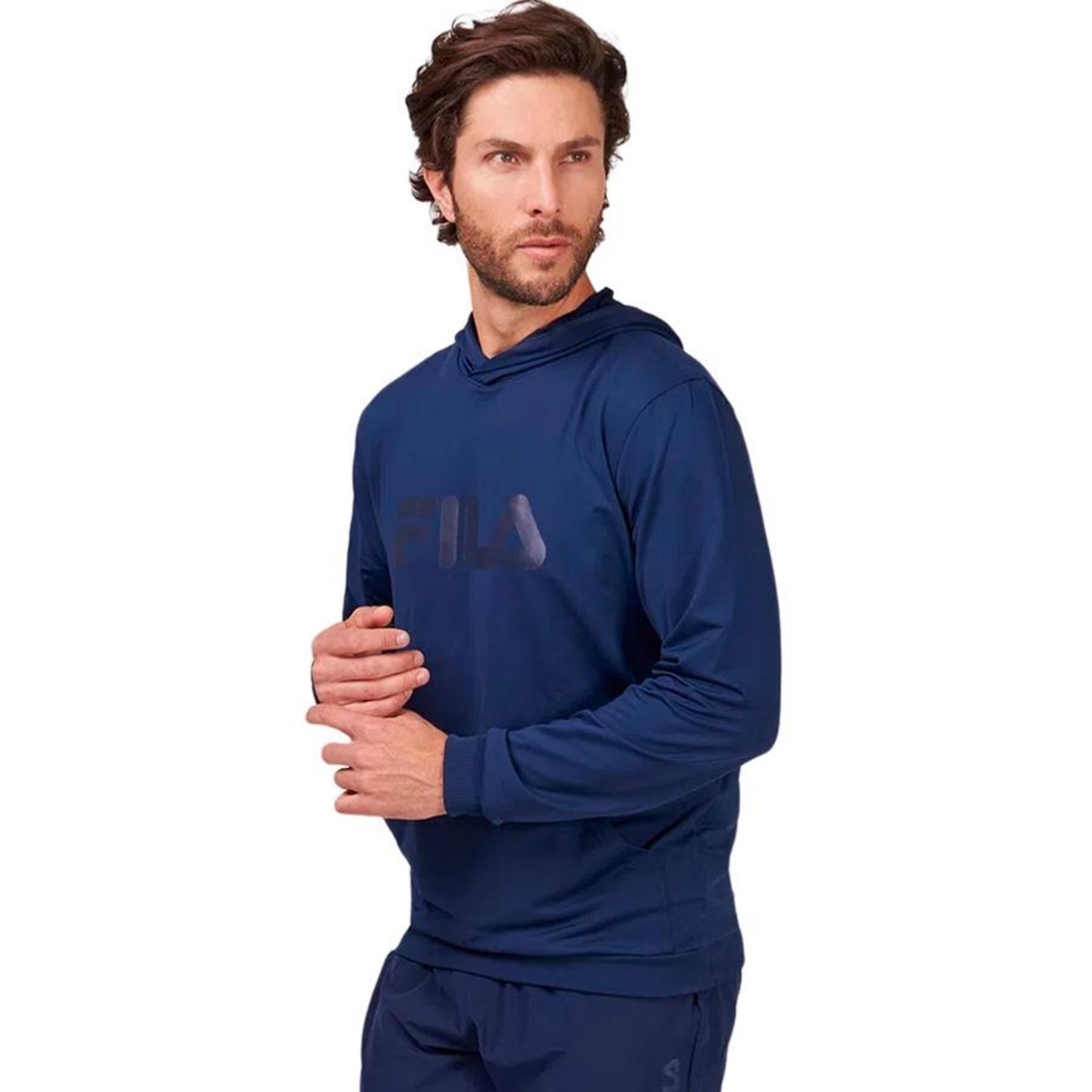 Bluão de Moletom com Capuz Fila Sports Essence - Masculino | Centauro