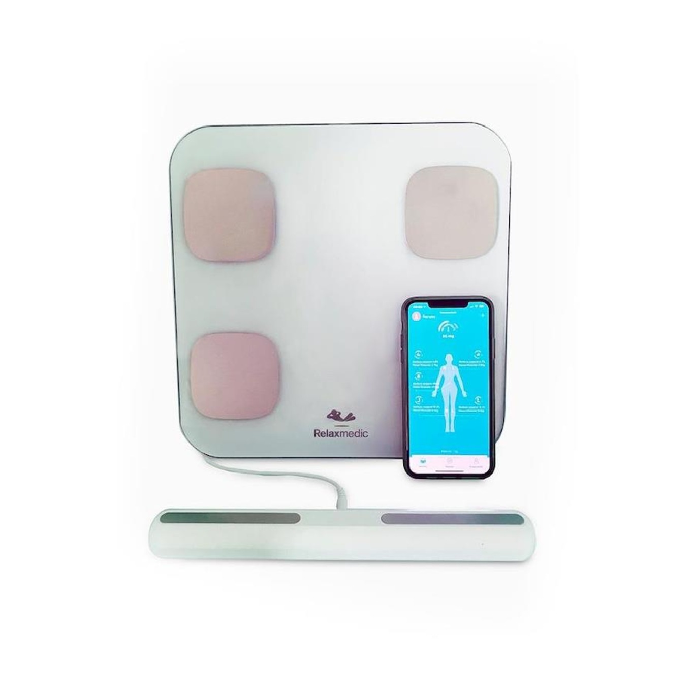 Balança de Bioimpedância Digital Relaxmedic App | Centauro