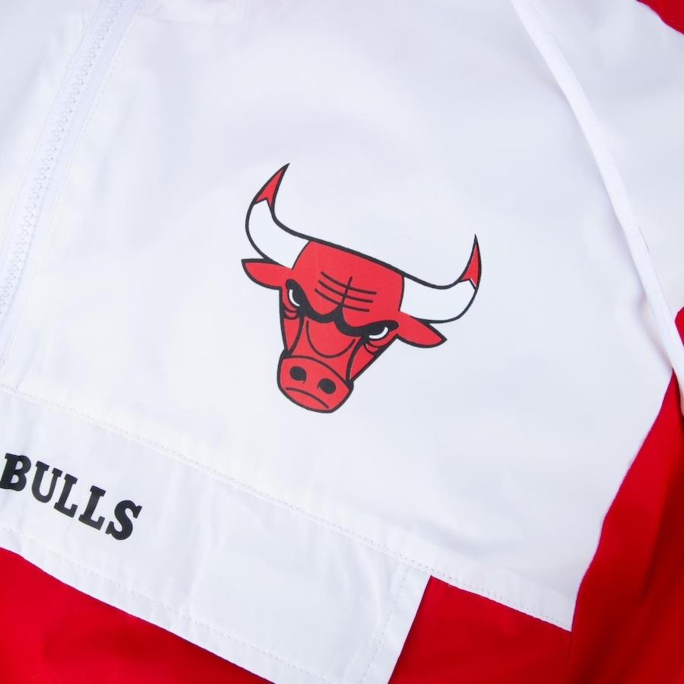 Jaqueta New Era Corta Vento Windbreaker NBA Chicago Bulls Core ...