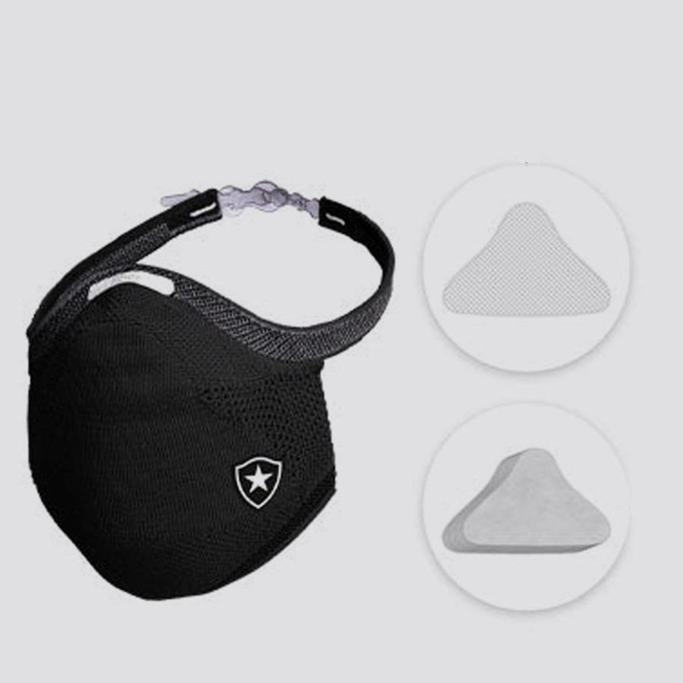 Máscara Fiber Sport Botafogo - Adulto | Centauro