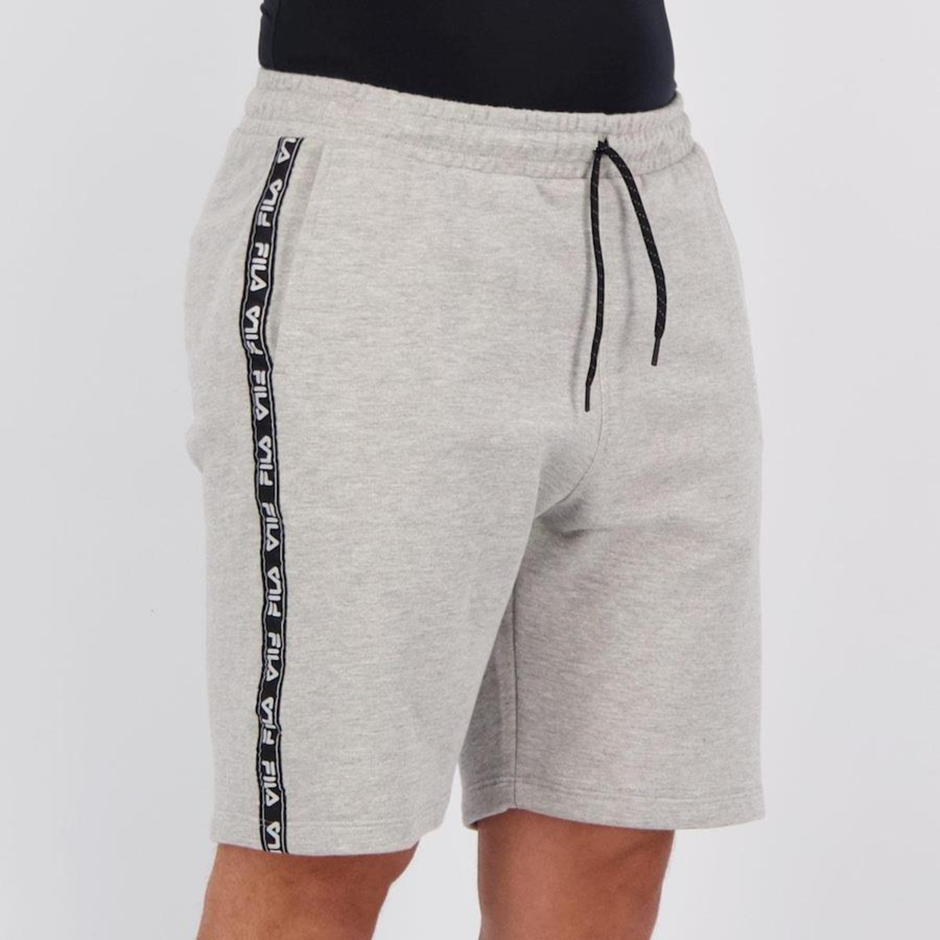 Bermuda de Moletom Fila Basic Tape - Masculina | Centauro