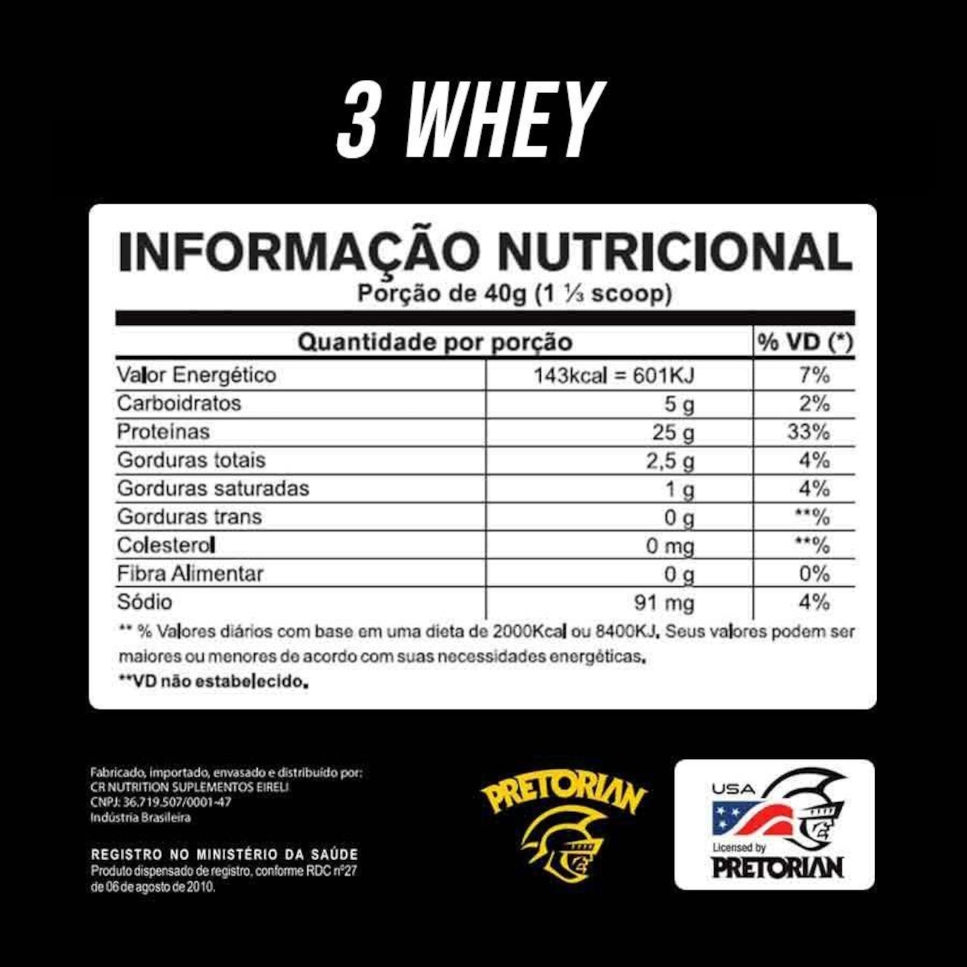Kit de Whey Ultra Protein Pretorian com 3 unidades - 900gr | Centauro