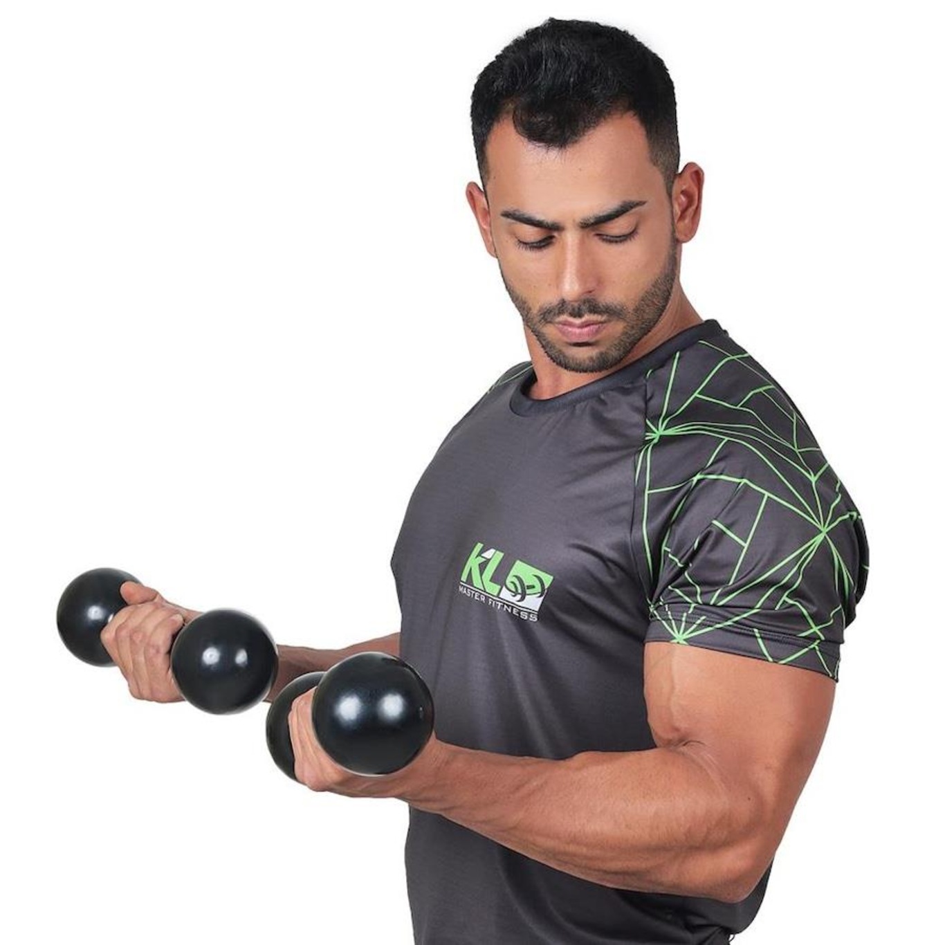 Par de Halteres KL Fit Emborrachado - 7 kg | Centauro