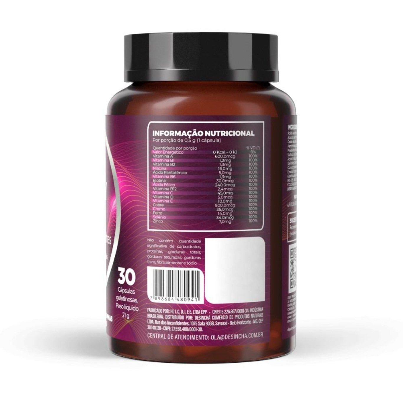 Multivitamínico Desin Caps Beauty Caps - #0 Cápsulas | Centauro