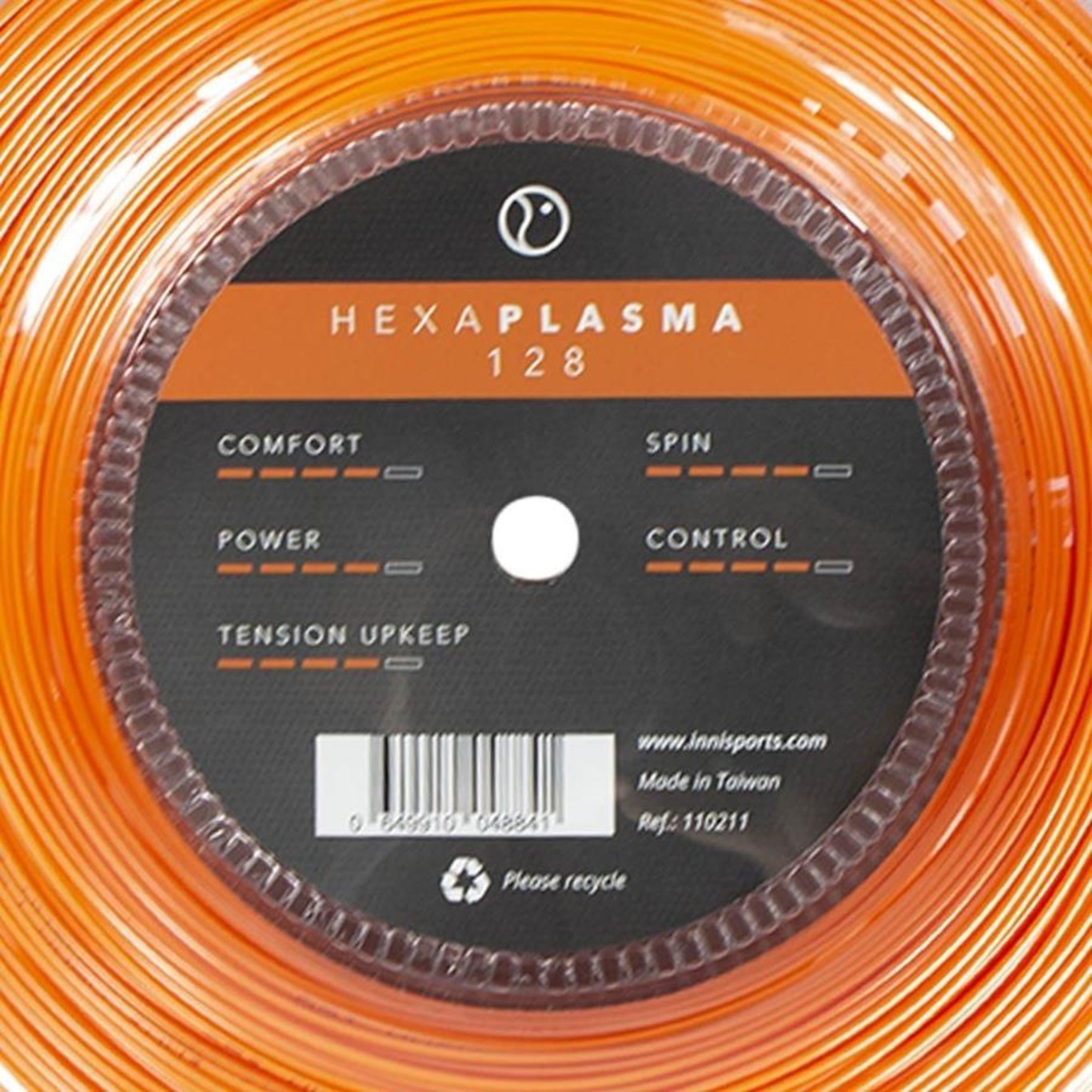 Corda para Raquete de Tênis Inni Hexaplasma 16L 1.28mm - 200 Metros | Centauro