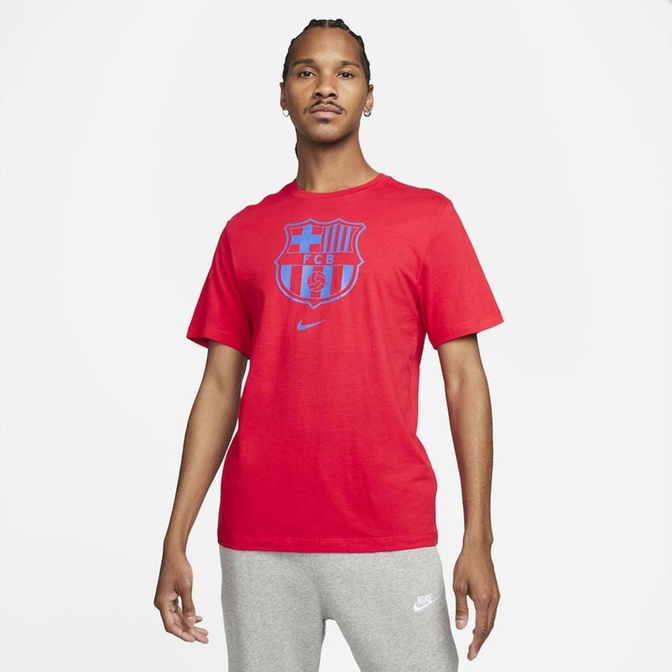 Camiseta Barcelona Nike Crest - Masculina | Centauro