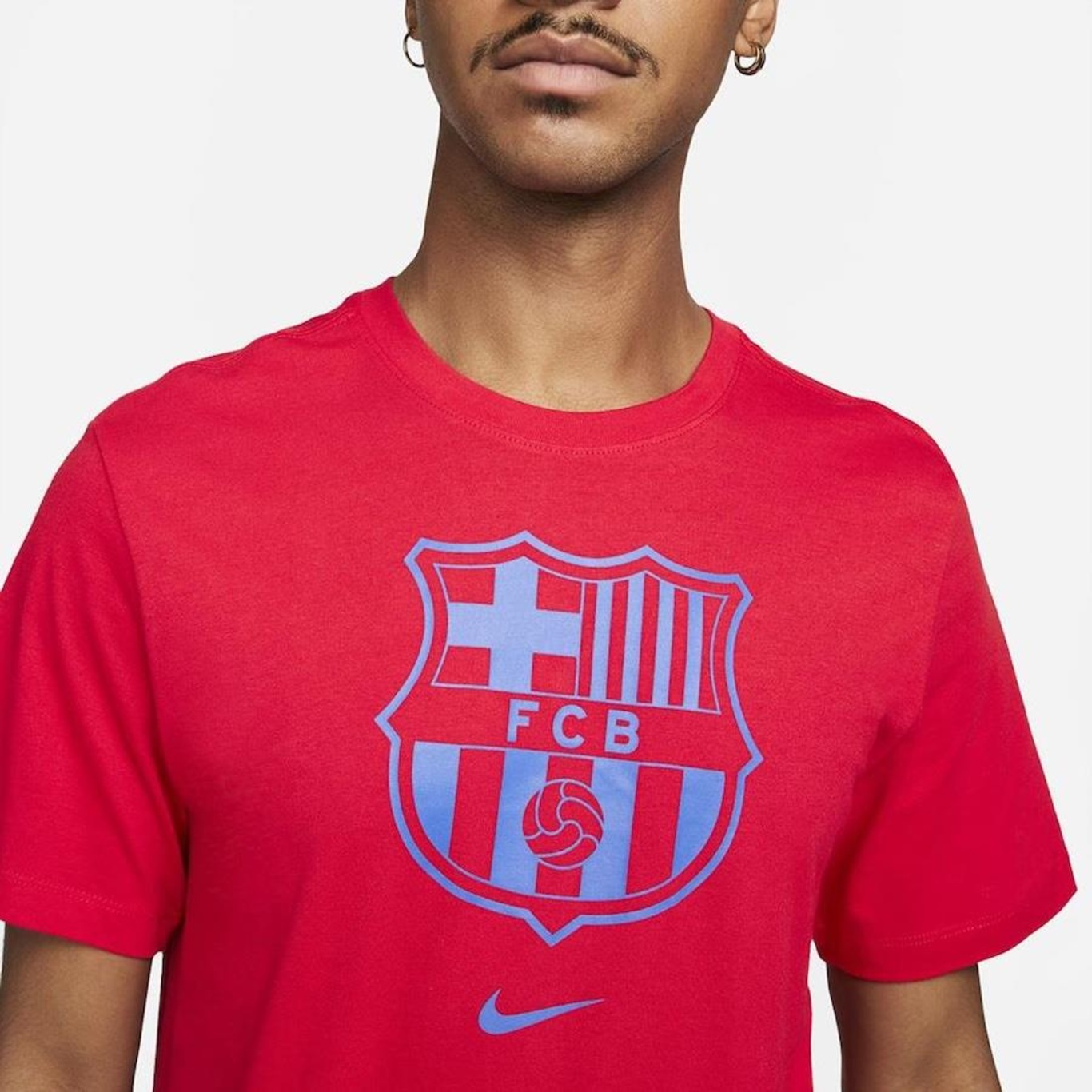 Camiseta Barcelona Nike Crest - Masculina | Centauro