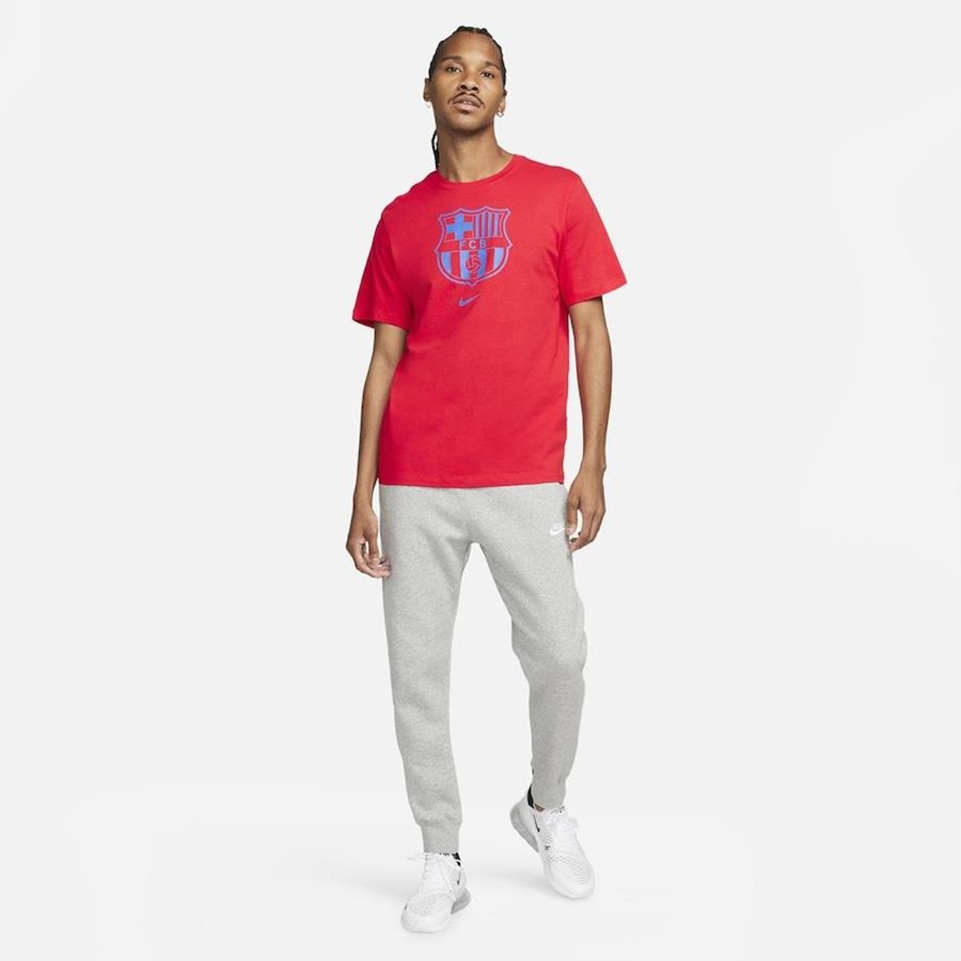 Camiseta Barcelona Nike Crest - Masculina | Centauro