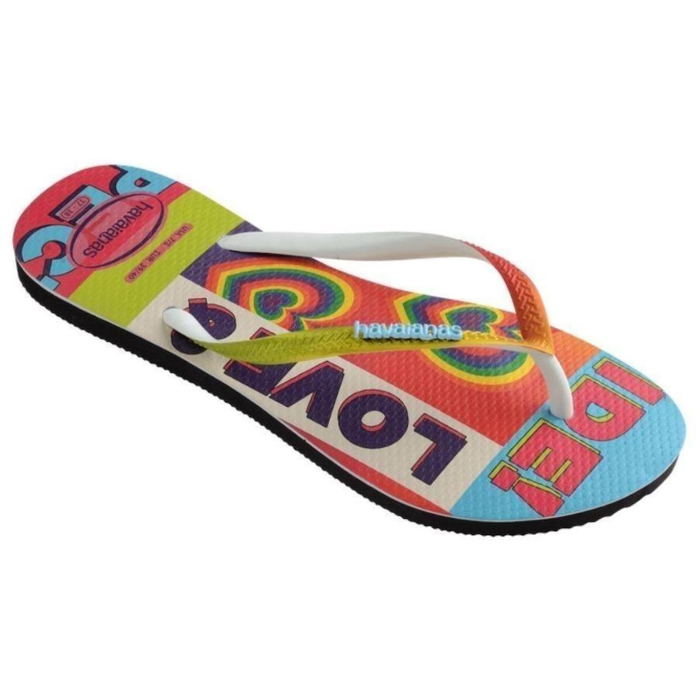 Chinelo Havaianas Slim Pride Rainbow Lgbtqi+ - Adulto | Centauro