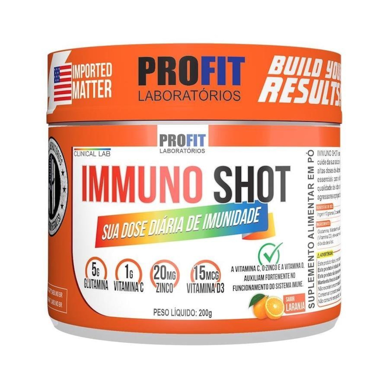 Suplemento para Imunidade Immuno Shot Profit Labs - 200g | Centauro