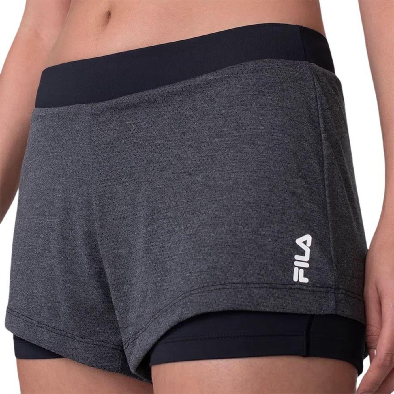 Shorts Fila Duplo Comfortech Ii - Feminino | Centauro