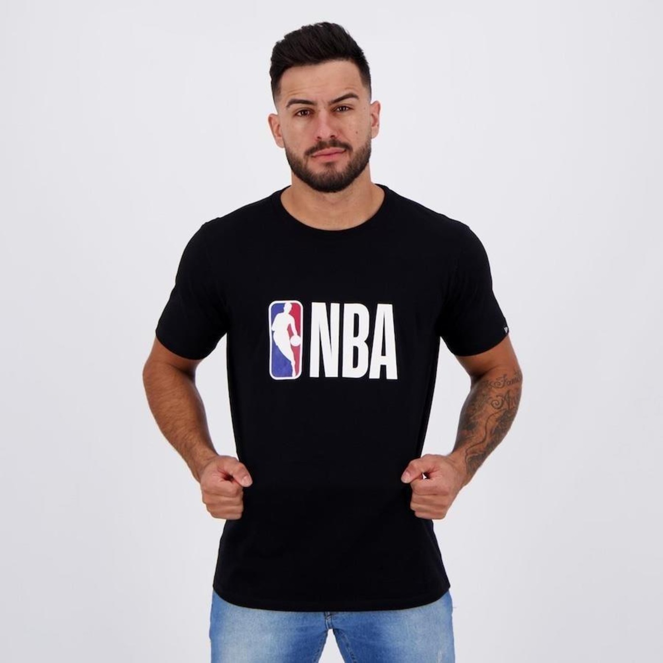 Camiseta New Era NBA Essentials Logo - Masculina | Centauro