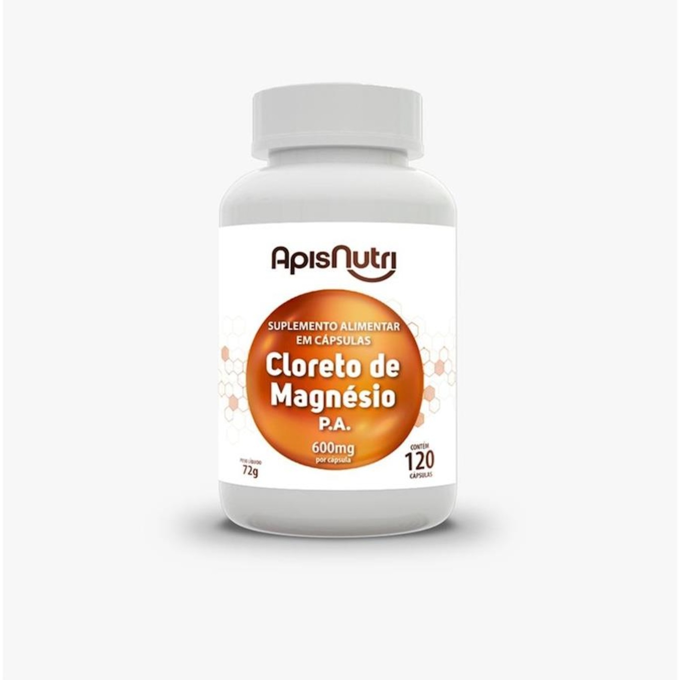 Cloreto De Magnésio P.A Apisnutri 600mg - 120 Cápsulas | Centauro