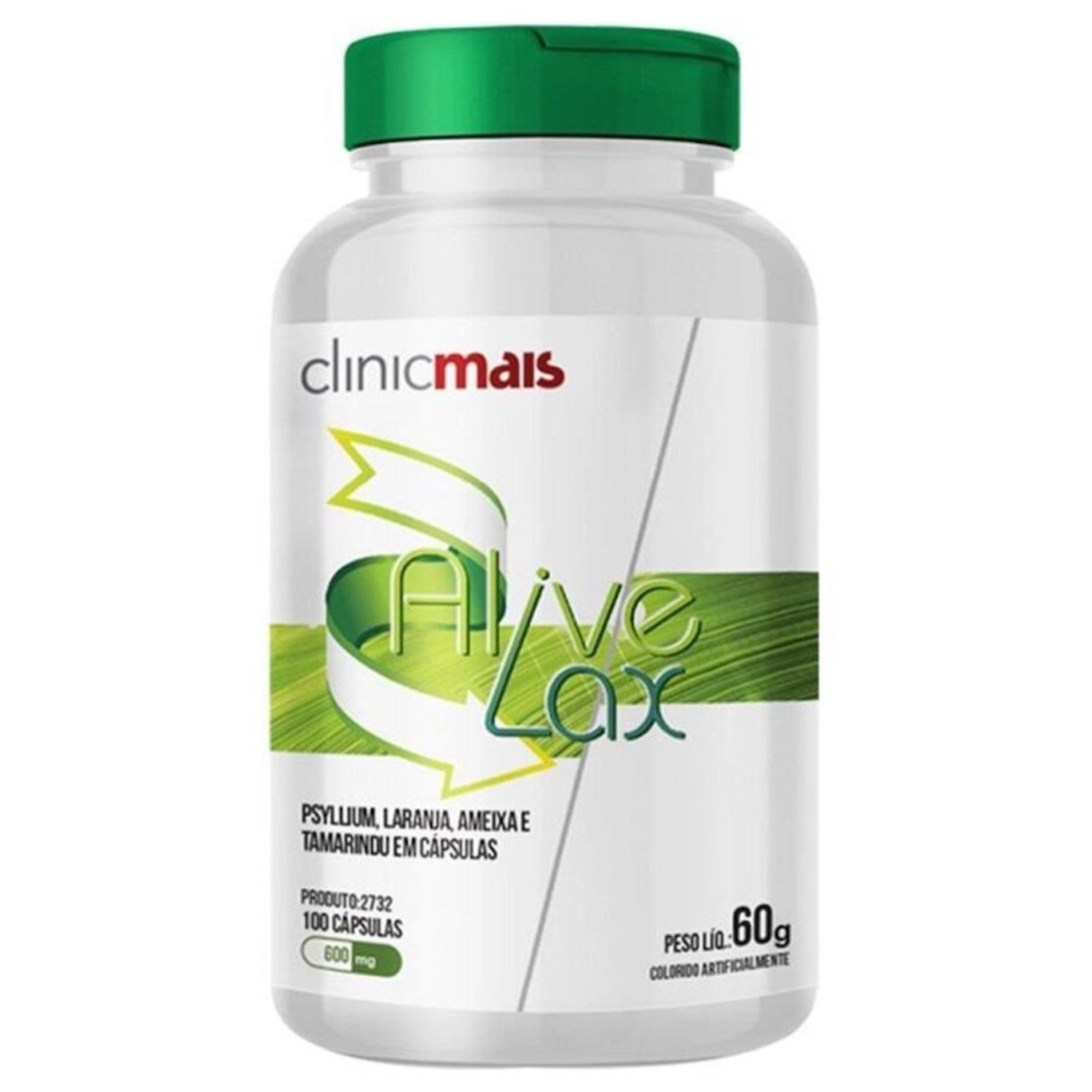 Kit Alive Lax Fibras Chá Mais Clinic Mais - 100 Cápsulas - 5 Unidades ...