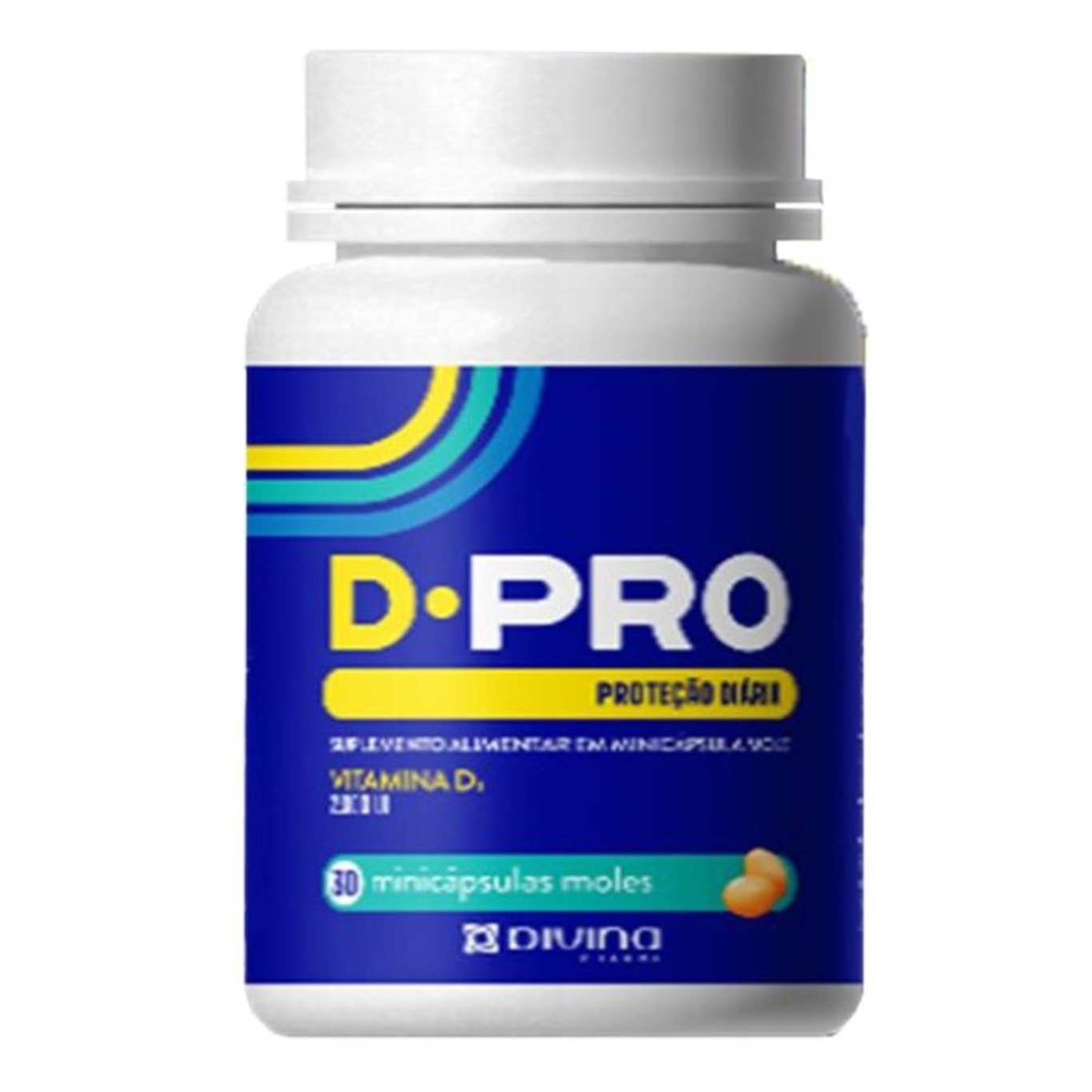 D-Pro Vitamina D 2000ui Divina Pharma - 30 Cápsulas | Centauro