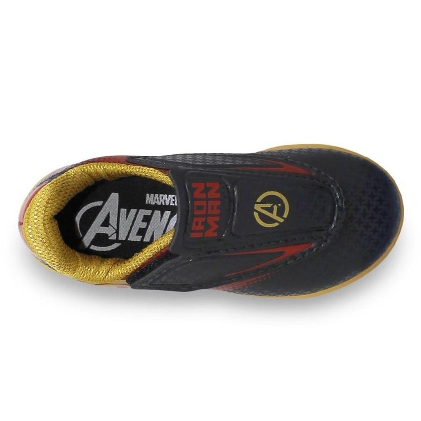 Chuteira Society Dray Marvel Homem de Ferro - Infantil em Promoção ...