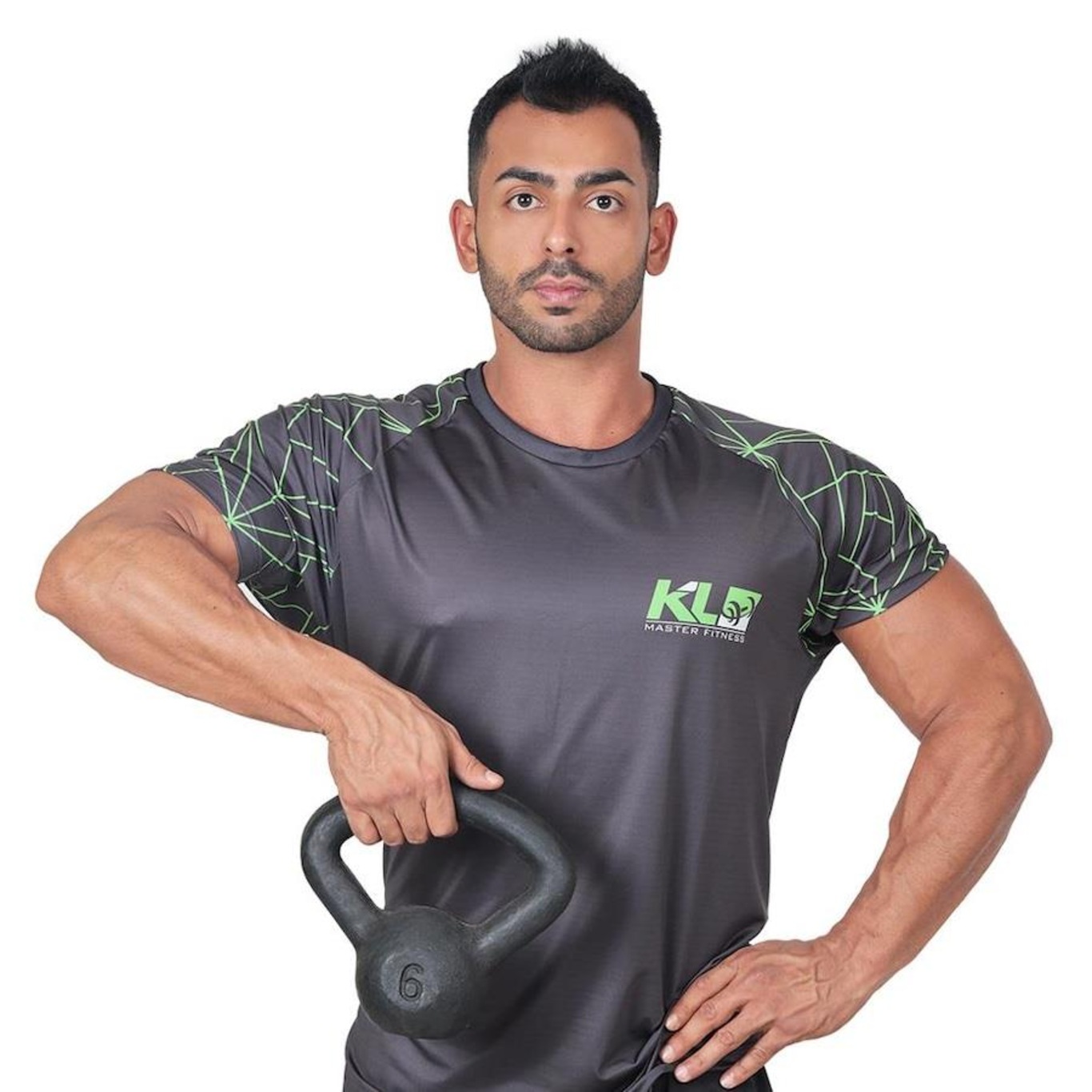 Kettlebel Pintado Unidade KL Fit Instrumento de Alta Performance - 6kg ...