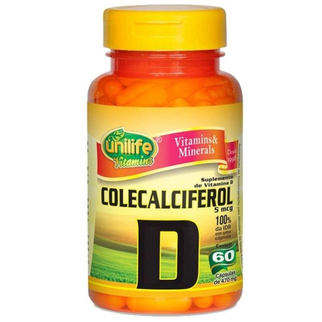 Kit 2 Vitamina D Colecalciferol Unilife - 60 Cápsulas | Centauro