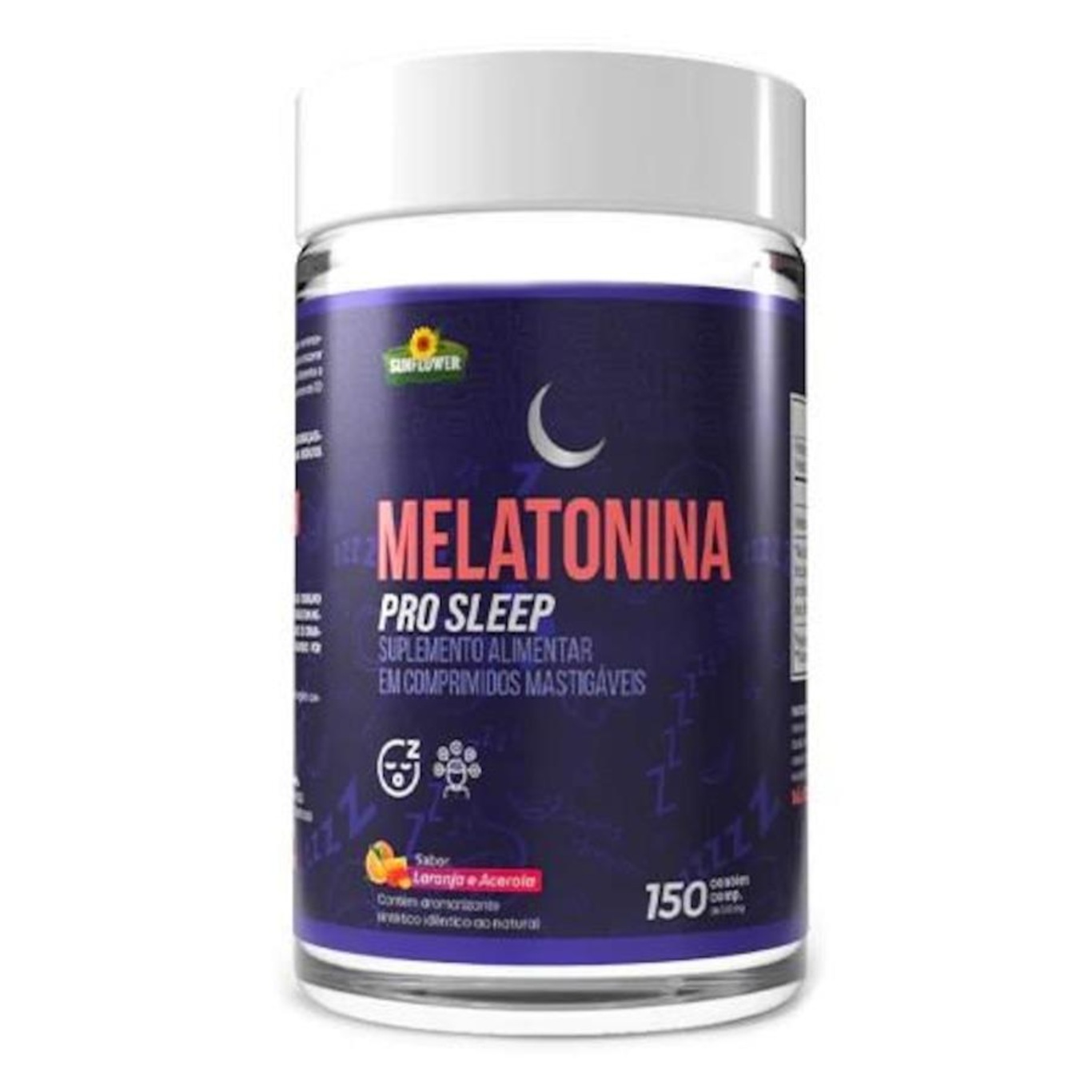 Melatonina Sunflower Pro Sleep 500mg - 150 Comprimidos | Centauro