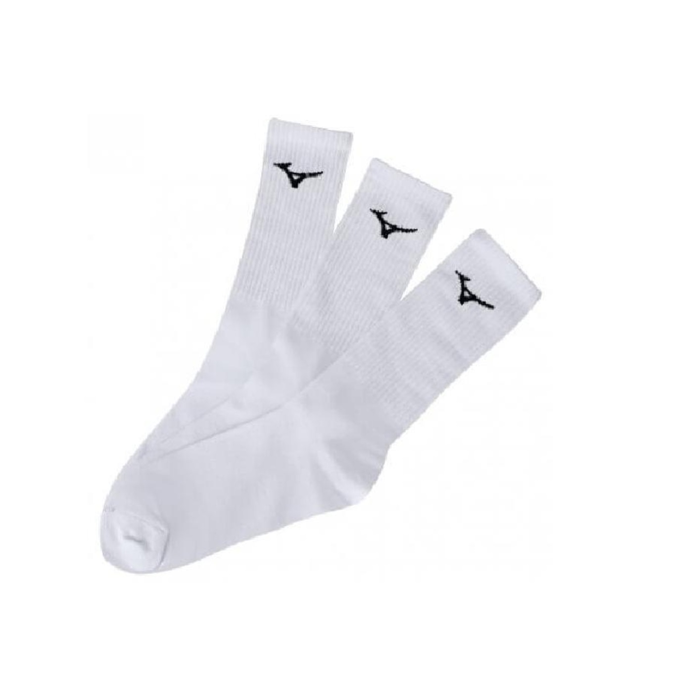 Kit Meias Cano Alto Mizuno - 3 Pares - Unissex | Centauro
