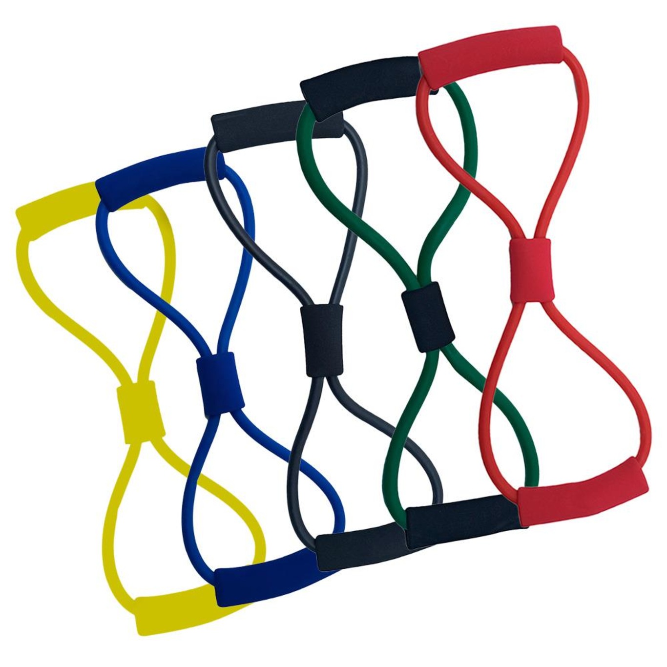 Extensor Elástico Pista e Campo em Oito Médio Fisio Alongamento Pilates ...