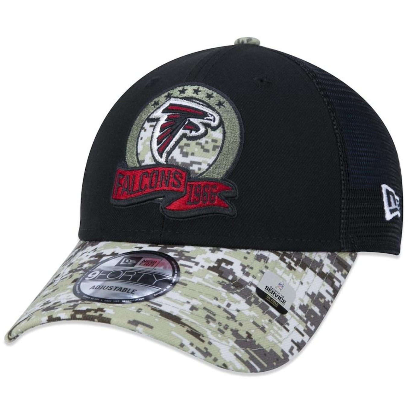 Boné Aba Curva New Era 9Forty Atlanta Falcons Salute To Service 2022 ...