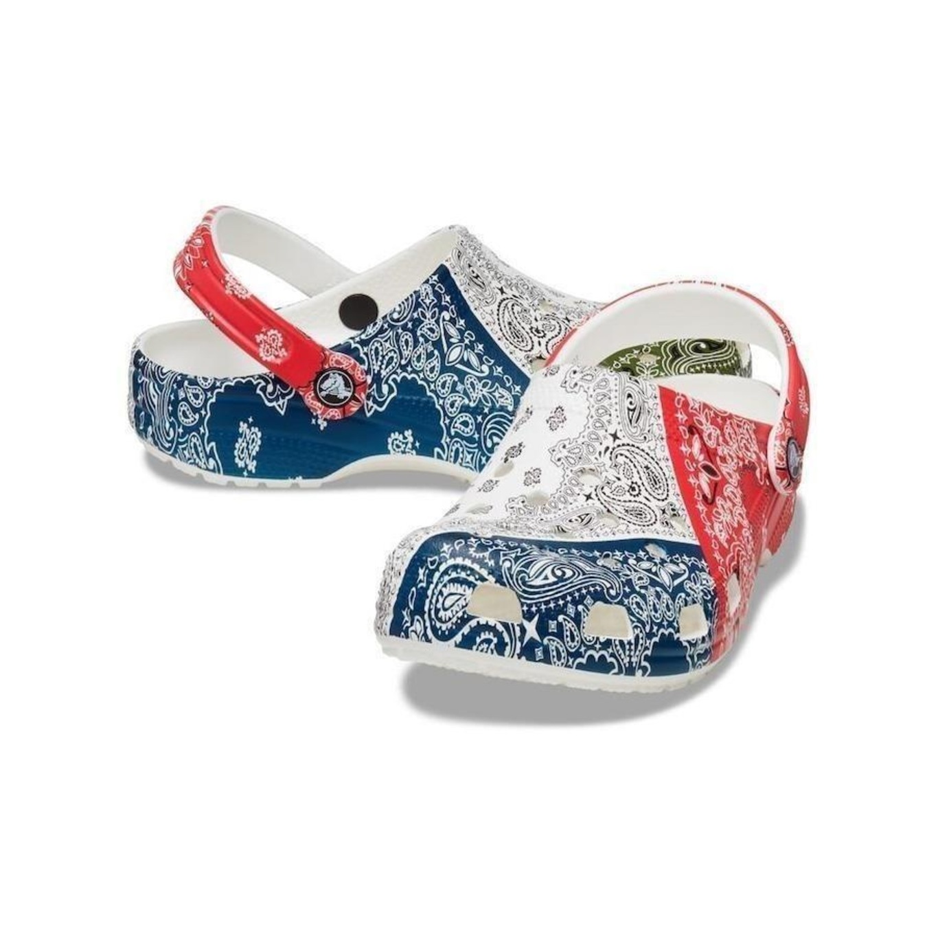 Sandália Crocs Classic Bandana Clog Multi - Unissex em Promoção | Centauro