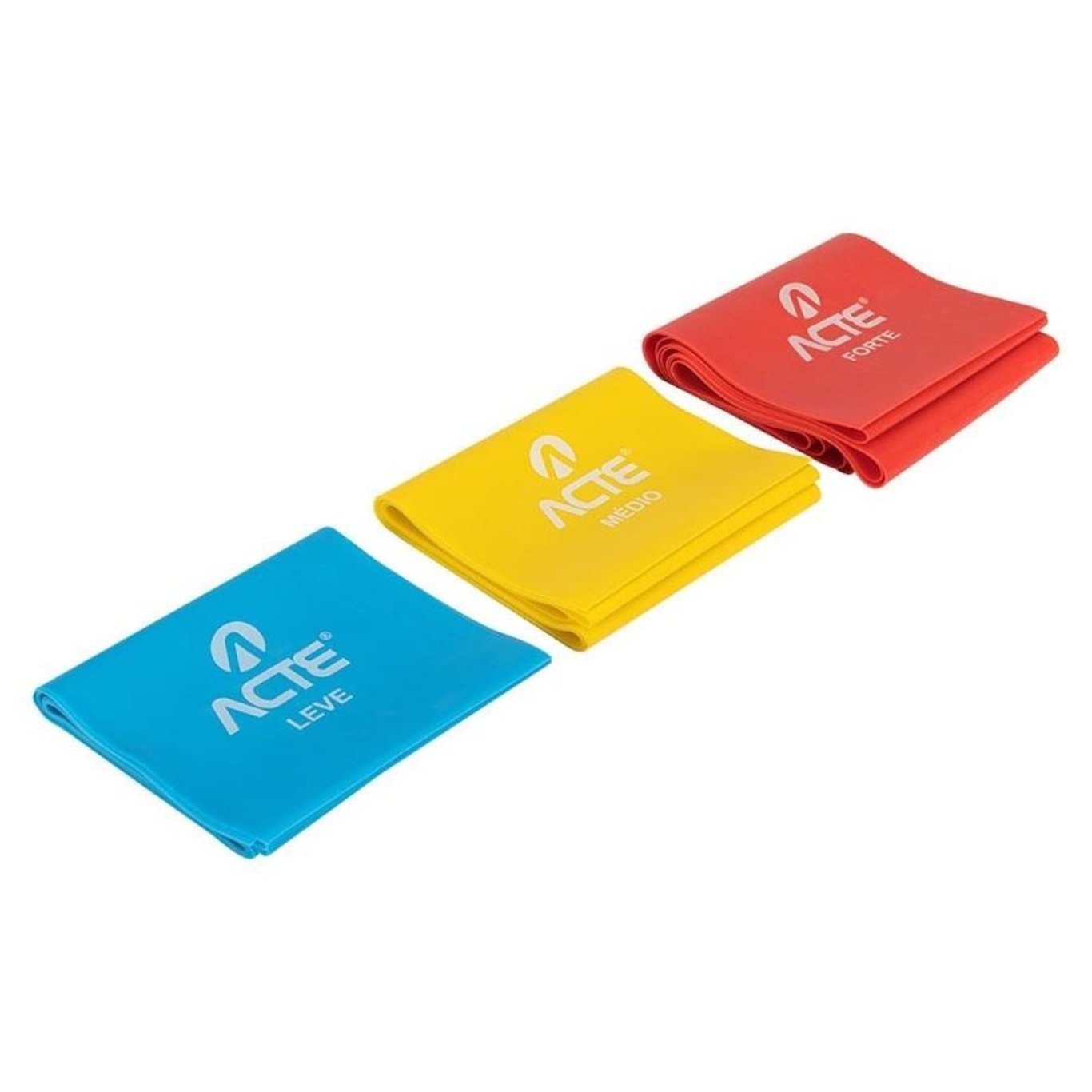 Kit Fitas Elástica Acte Sports Mini Band - 3 Unidades | Centauro