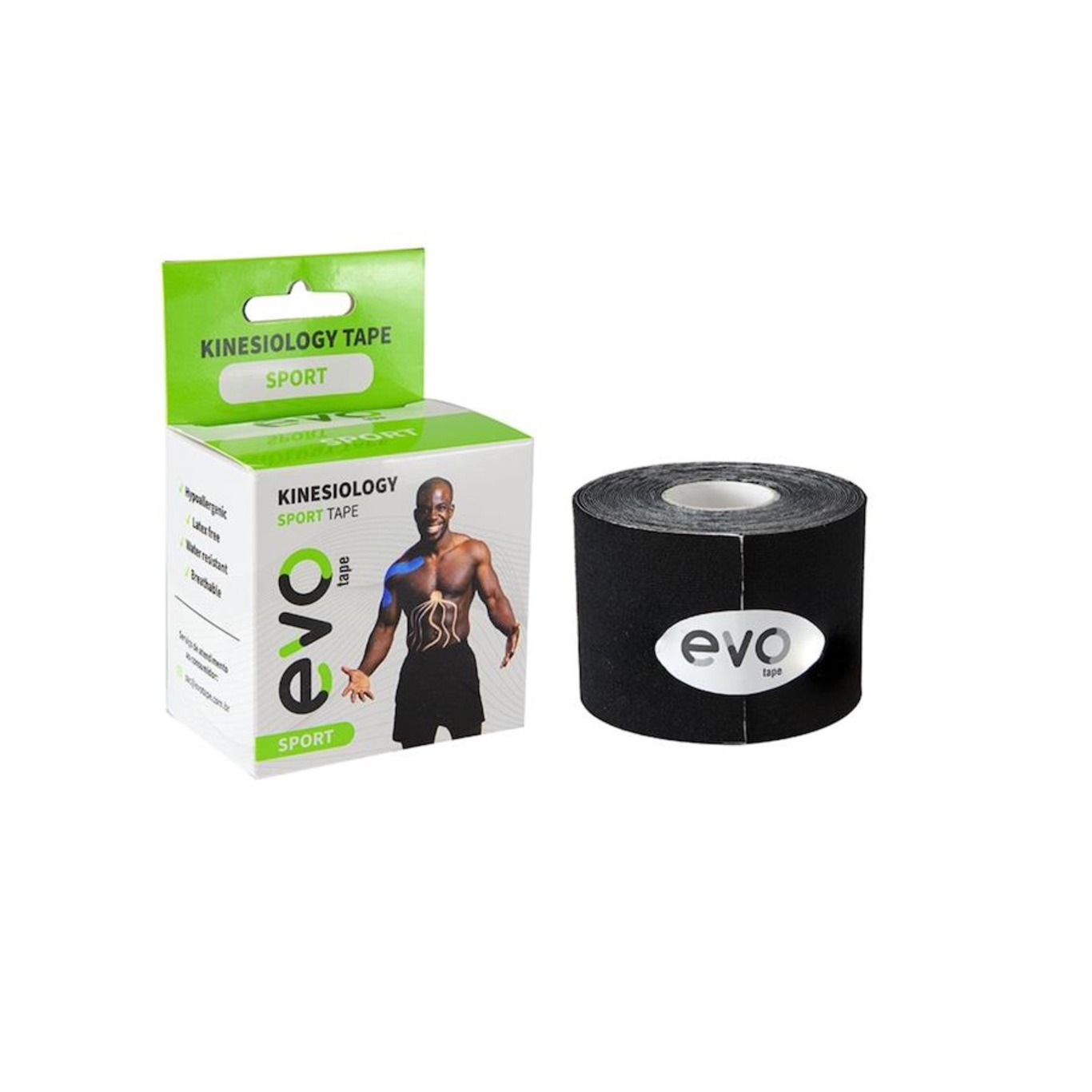 Bandagem Elástica Evo Tape Sport Kinesiology - 5m x 5m | Centauro