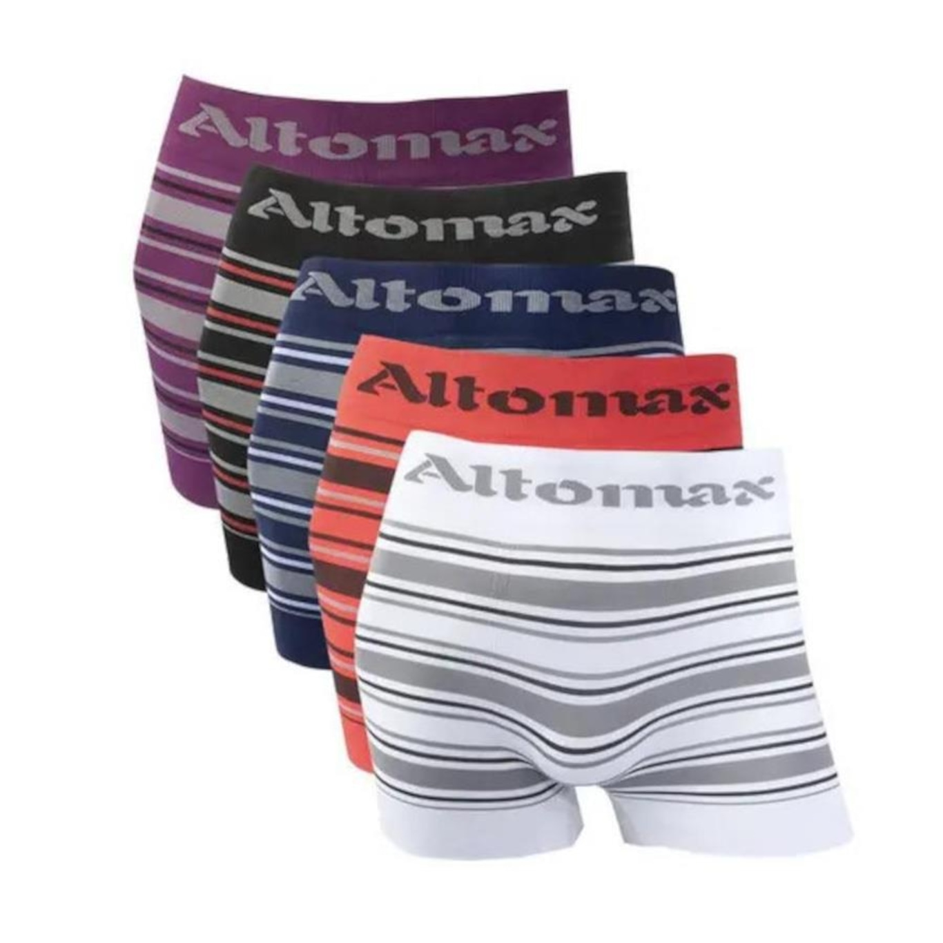 Kit Cuecas Box Altomax Confortavel Sem Costura - 5 unidades - Masculina ...