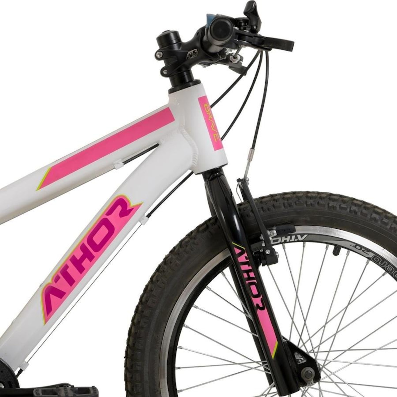 Bicicleta Aro 20 Athor Brave Tourney Freio V-Brake Shimano 7 ...