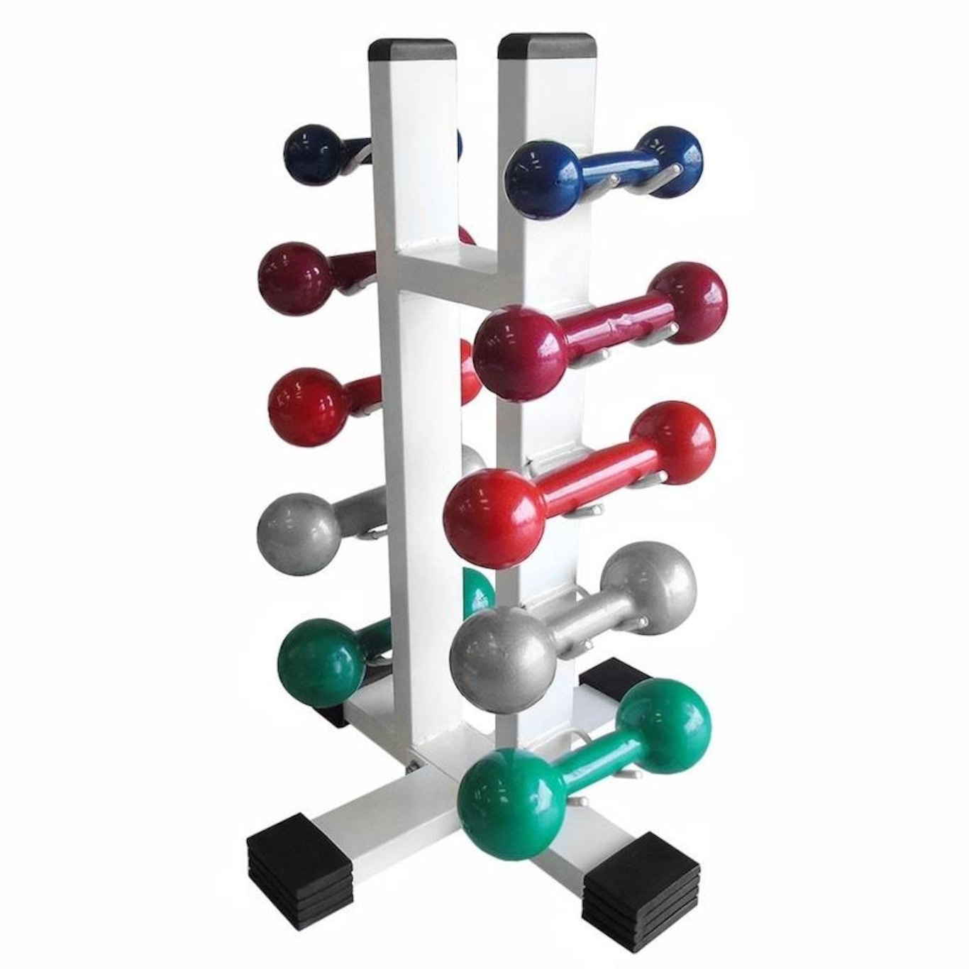 Torre de Suporte para até 10 Halteres de Chão | Centauro