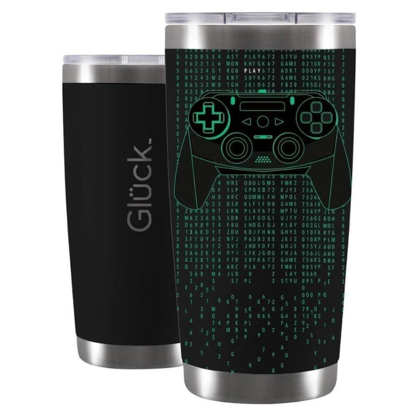 Copo Térmico Glück Lucky Future Matrix com Tampa - 591ml | Centauro