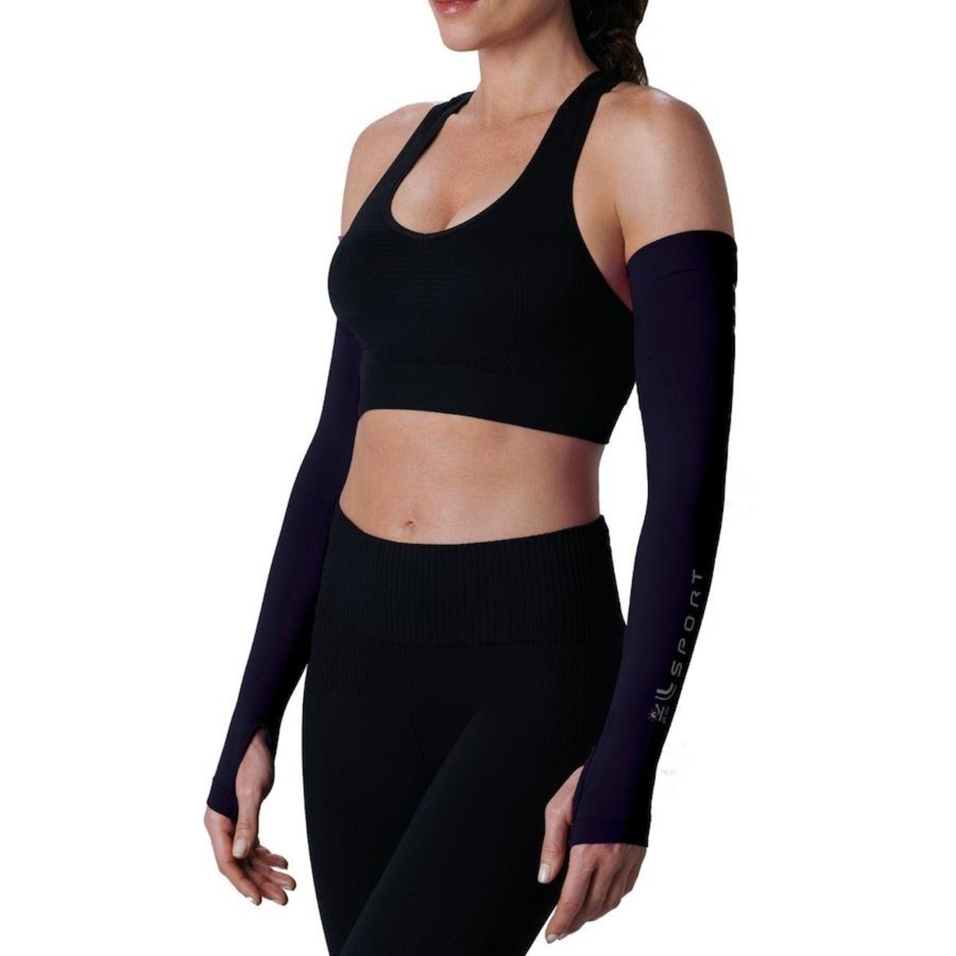 Manguito de Compressão Lupo Proteção Solar 50+UV com Luva - Adulto ...