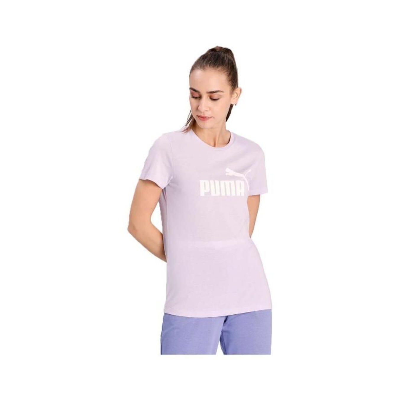 Camiseta Puma Logo Heather Vivid - Masculina | Centauro