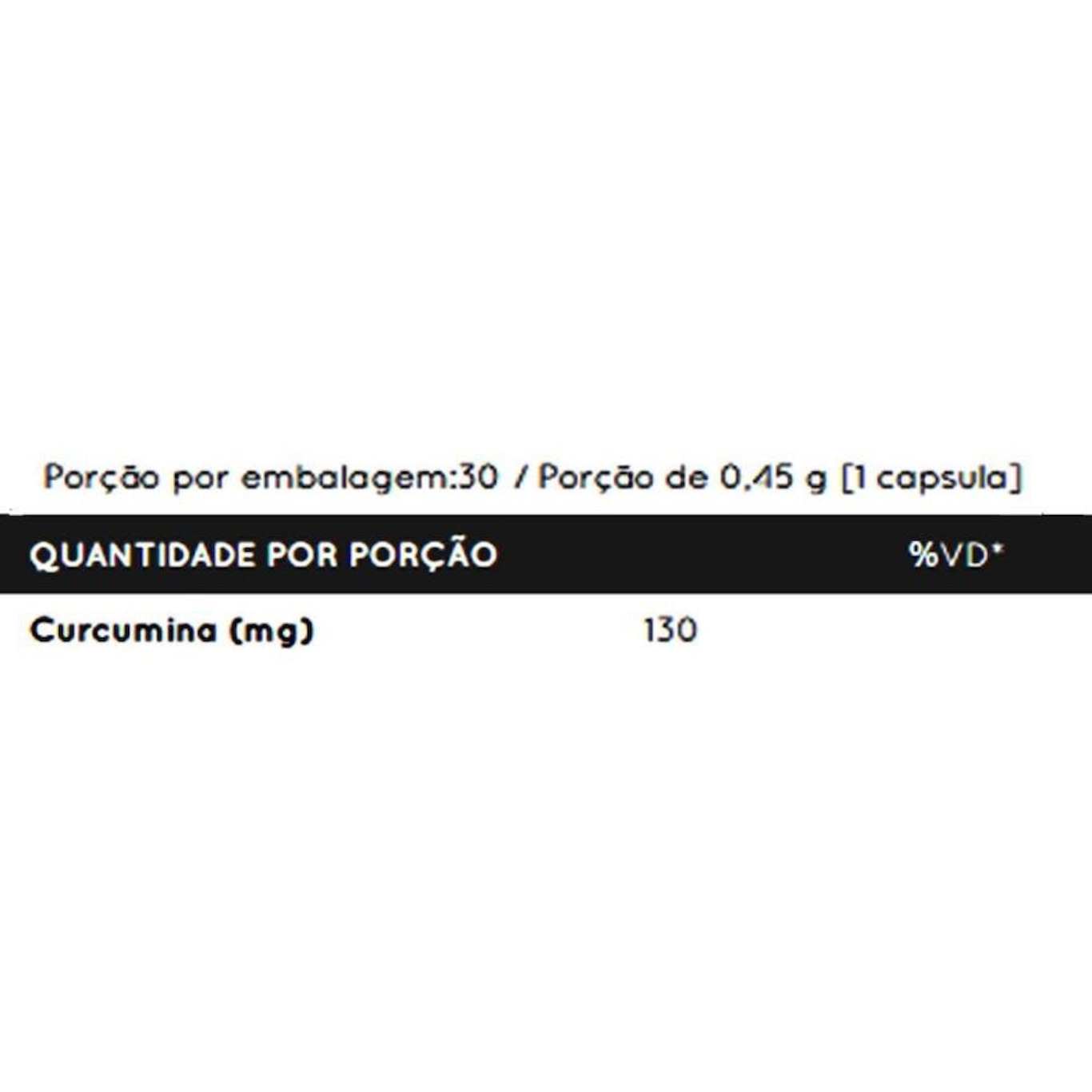 Curcumina Extrato de 95% Curcuma Longa Vegano Nutrify - 30 Capsulas ...