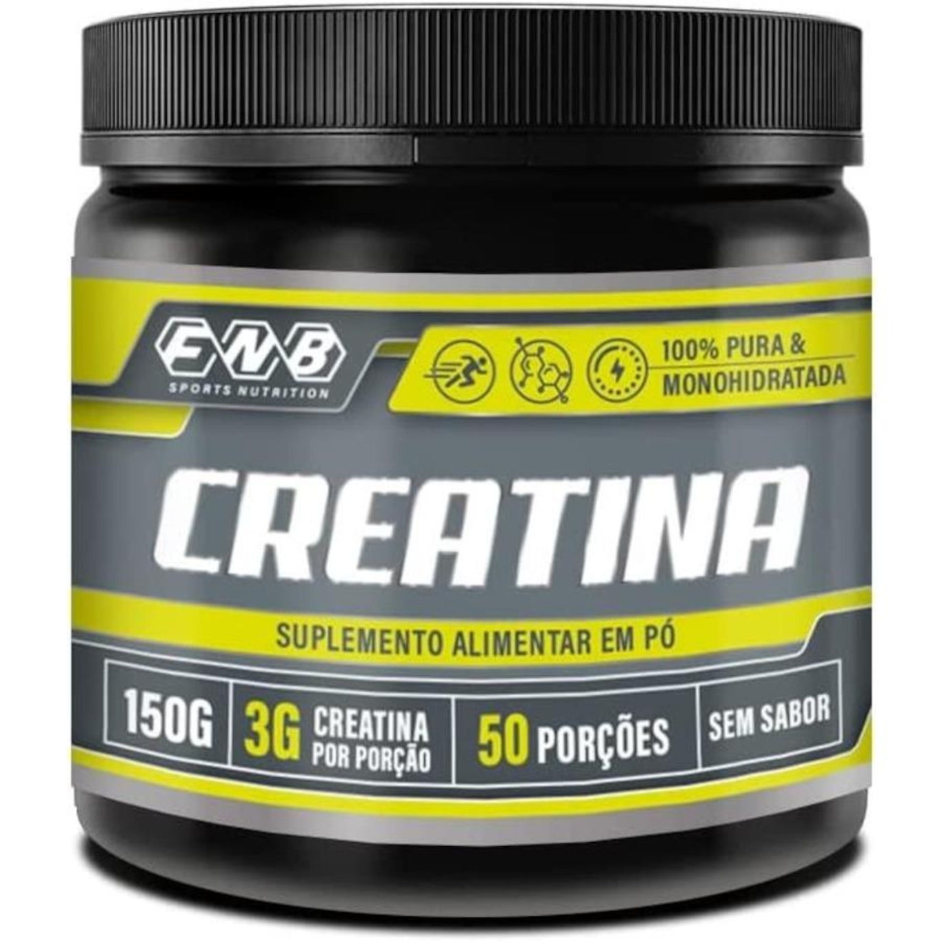 Kit Creatina Monohidratada 100% Pura FNB Sport Nutrition - 150g - 4 ...
