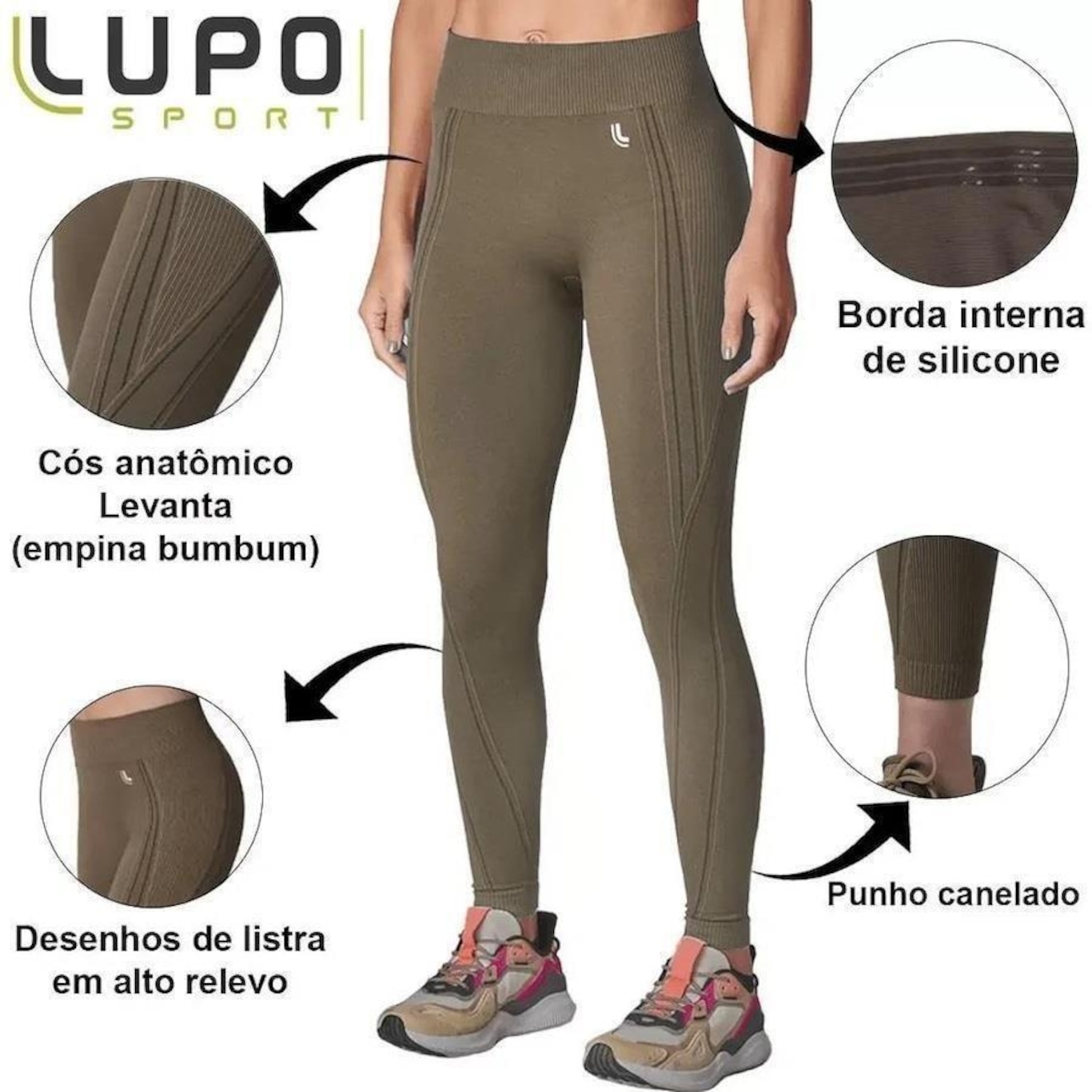 Calça Legging Lupo Max - Feminina | Centauro