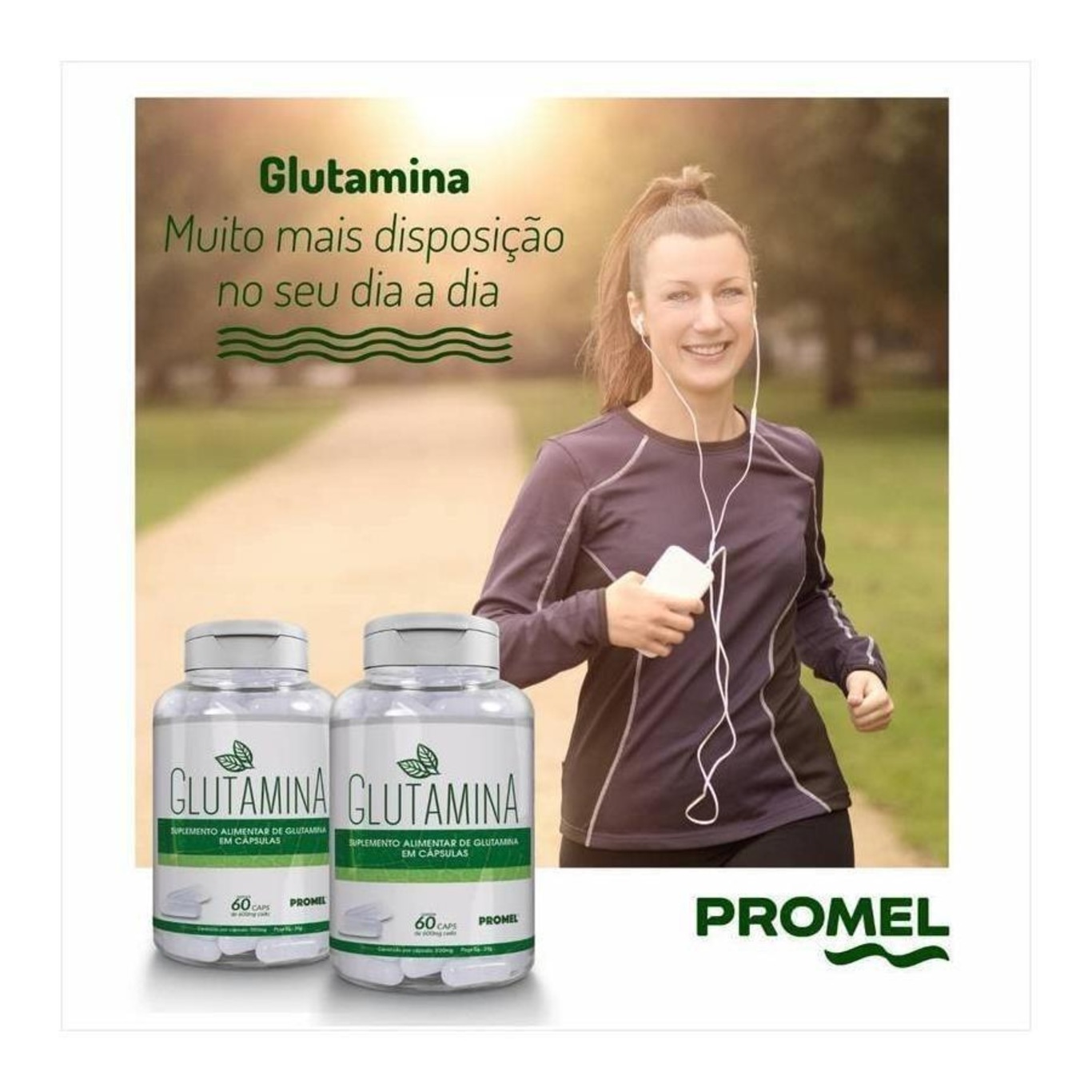 Kit Glutamina Promel 600mg - 60 cápsulas - 2 unidades | Centauro