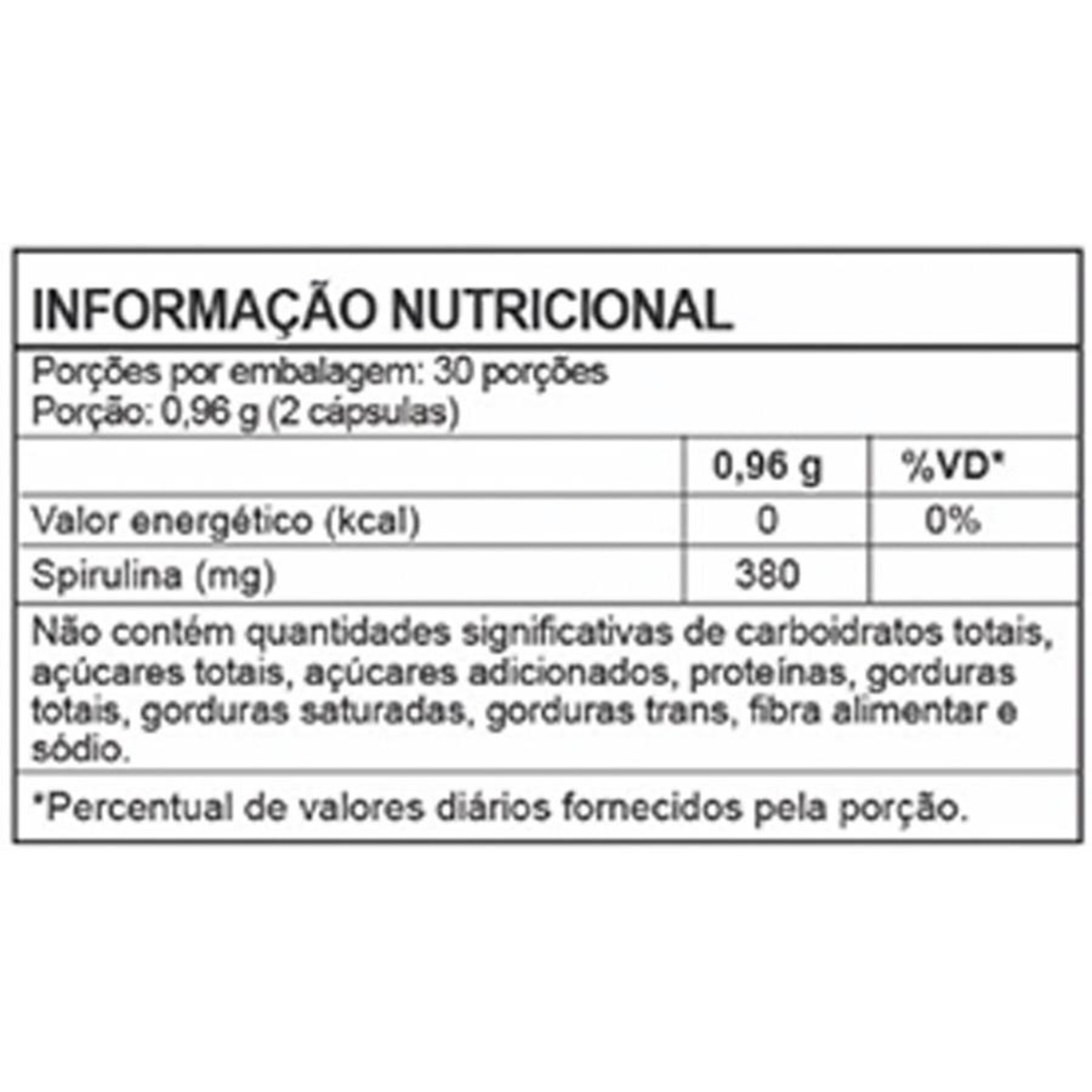 Kit 2 Spirulina Clinic Mais 480Mg 60 Cápsulas | Centauro