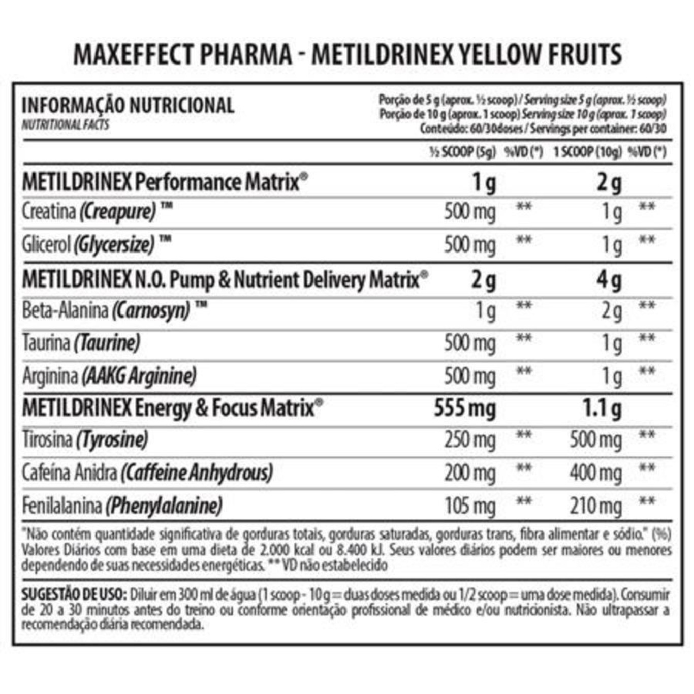 Kit Metildrinex MaxEffect Pharma - Melância - 300g - 2 Unds + Boné | Centauro