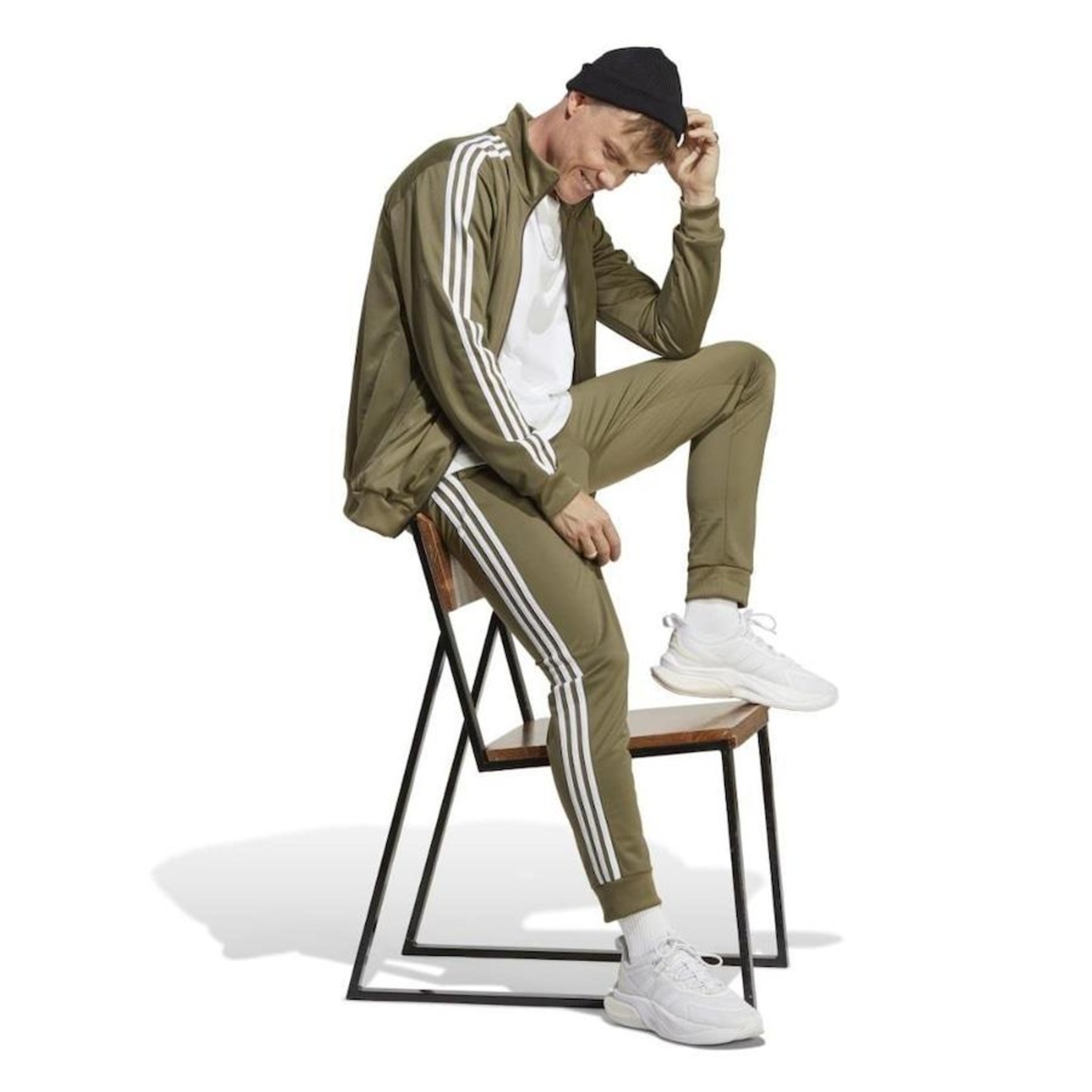 Agasalho adidas Basic 3-Stripes - Masculino | Centauro