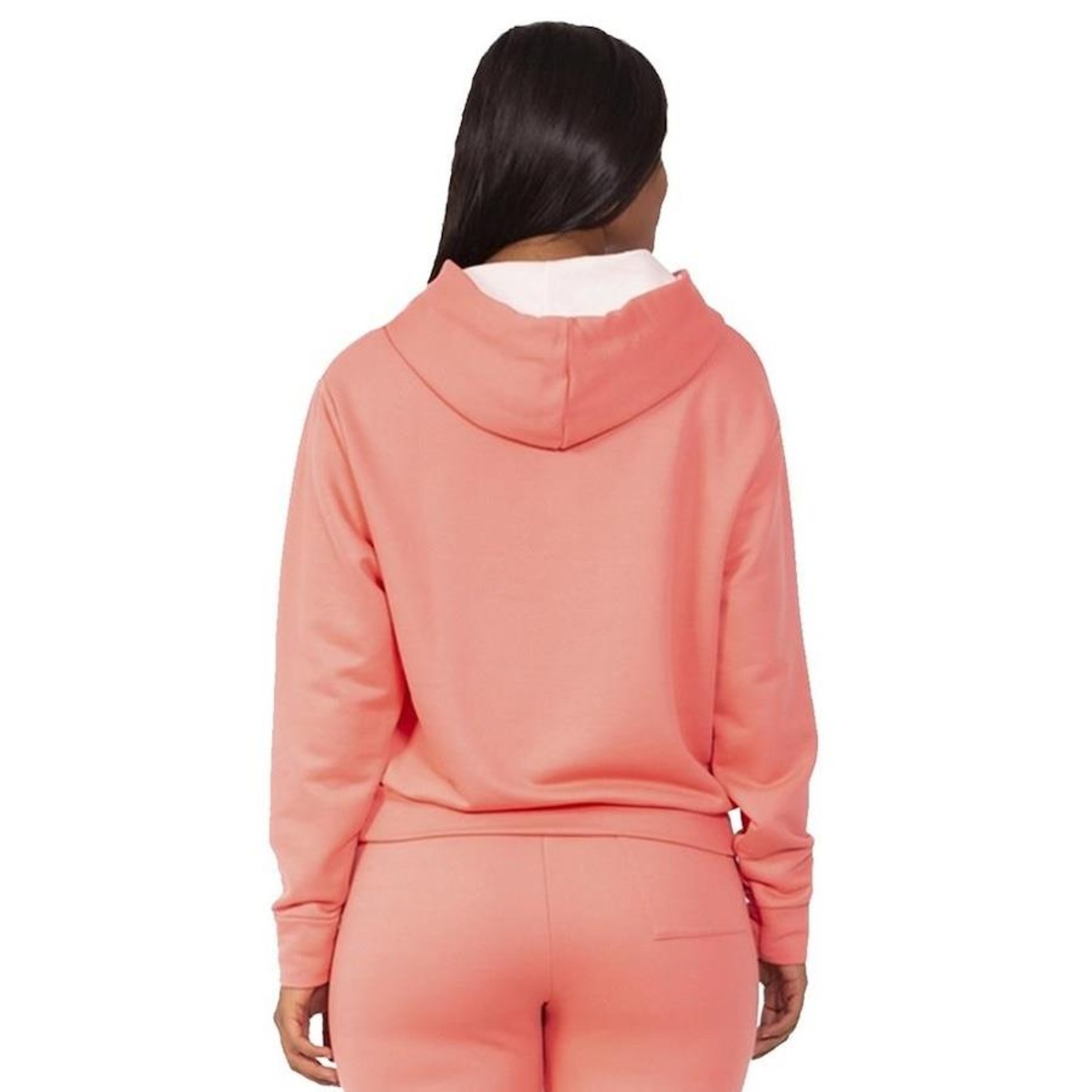 Blusão de Moletom com Capuz Rip Curl Script Hood Fleece Coral ...