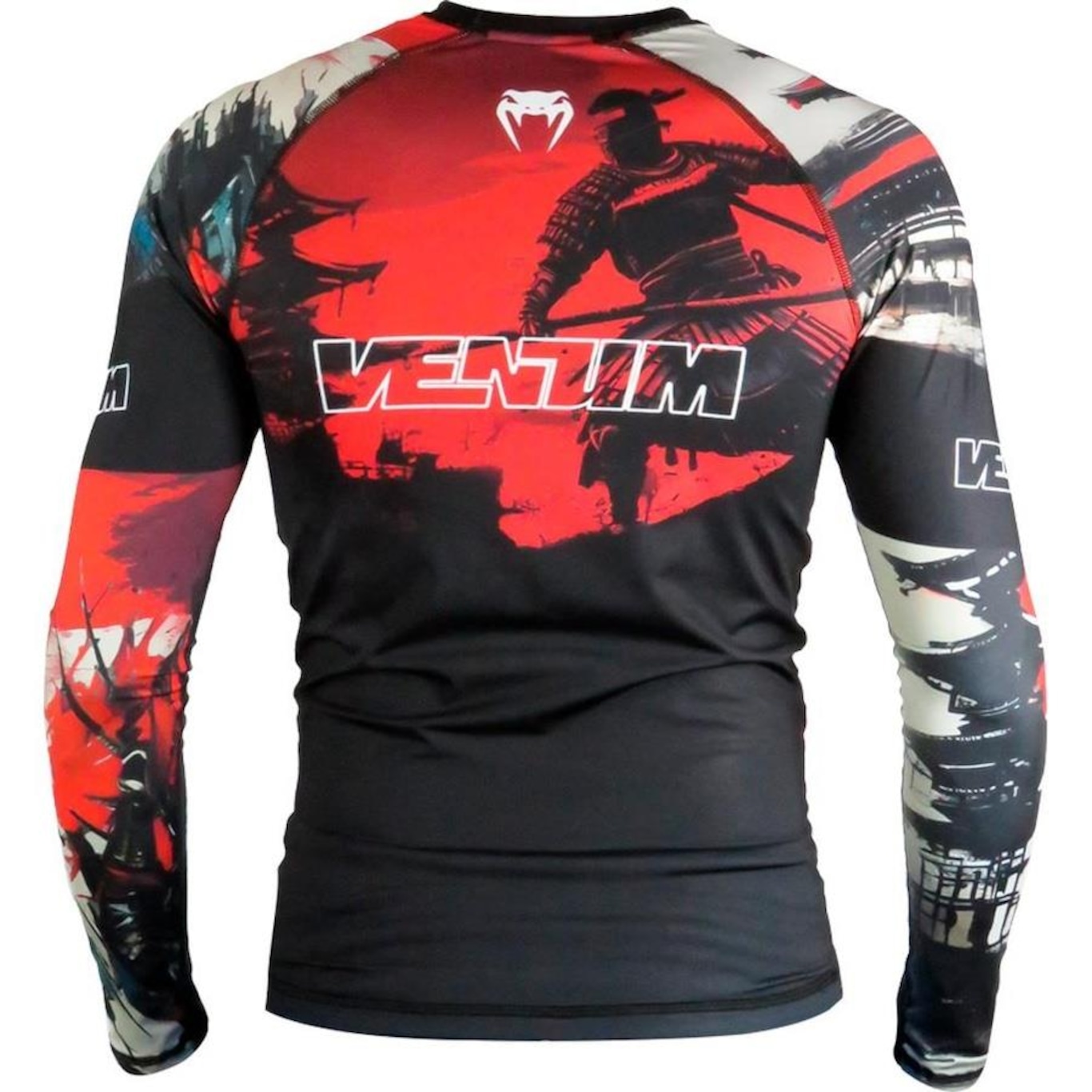 Rash Guard Venum Manga Longa Temple Warrior - Masculino | Centauro