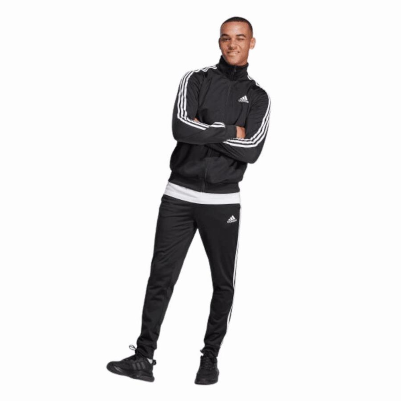 Agasalho adidas Basic 3 - Masculino | Centauro