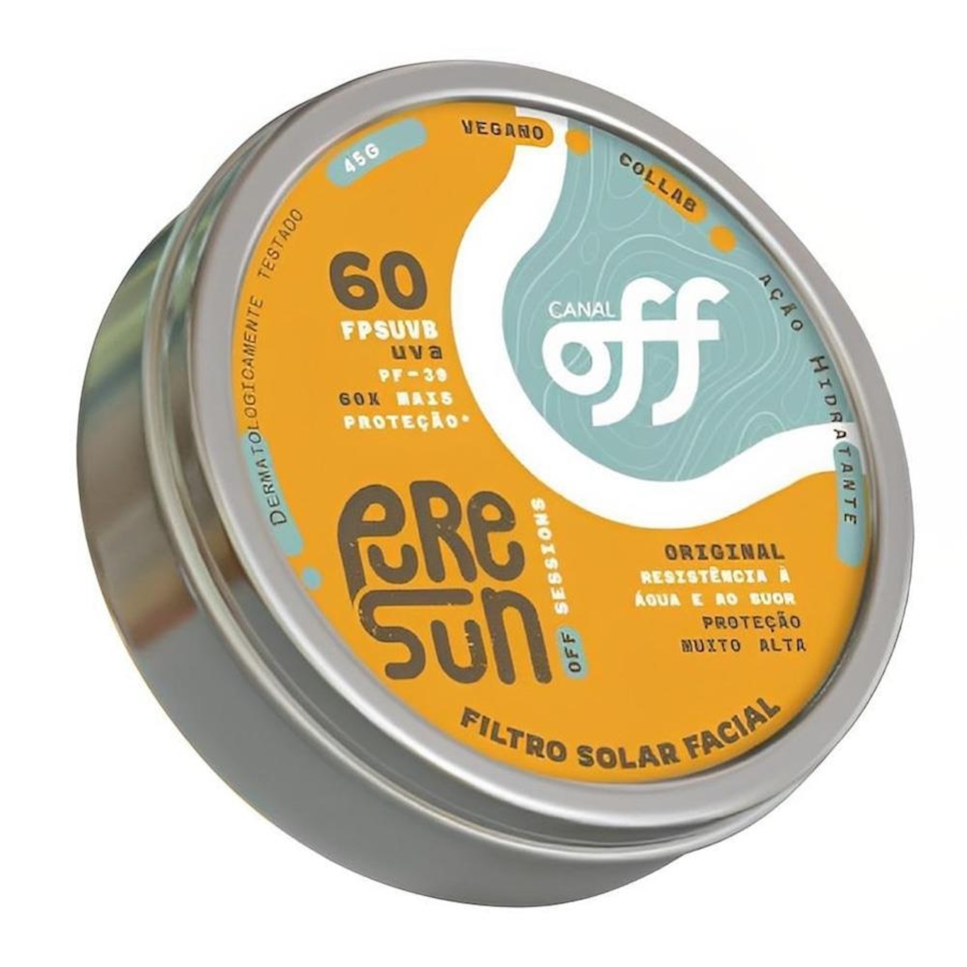 Kit Protetor Solar Facial Pure Sun Clássico Vegano FPS 60 - 2 unidades ...