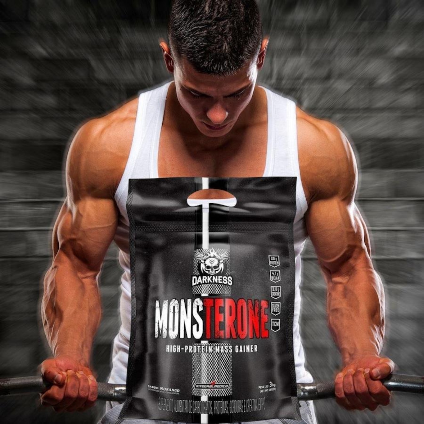 Hipercalórico Monsterone Integralmédica Darkness - 3 Kg | Centauro