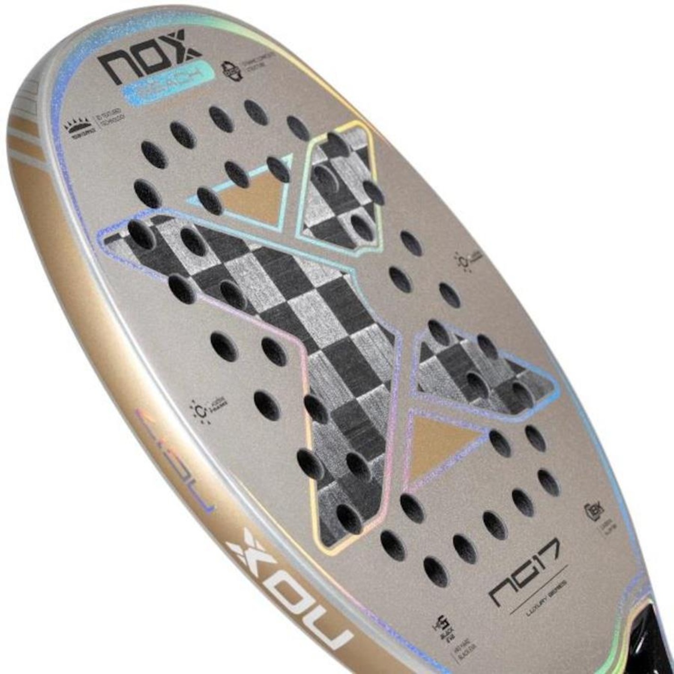 Raquete de Beach Tennis NOX NG17 By Nico Gianotti em Promoção | Centauro