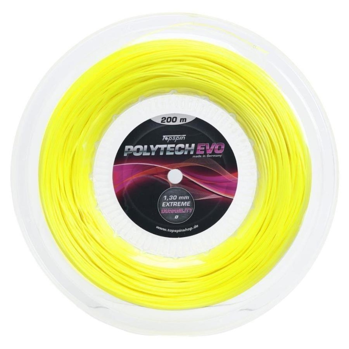 Corda para Raquete de Tênis Topspin Polytech EVO 16L 1.30Mm Rolo - 200 Metros | Centauro